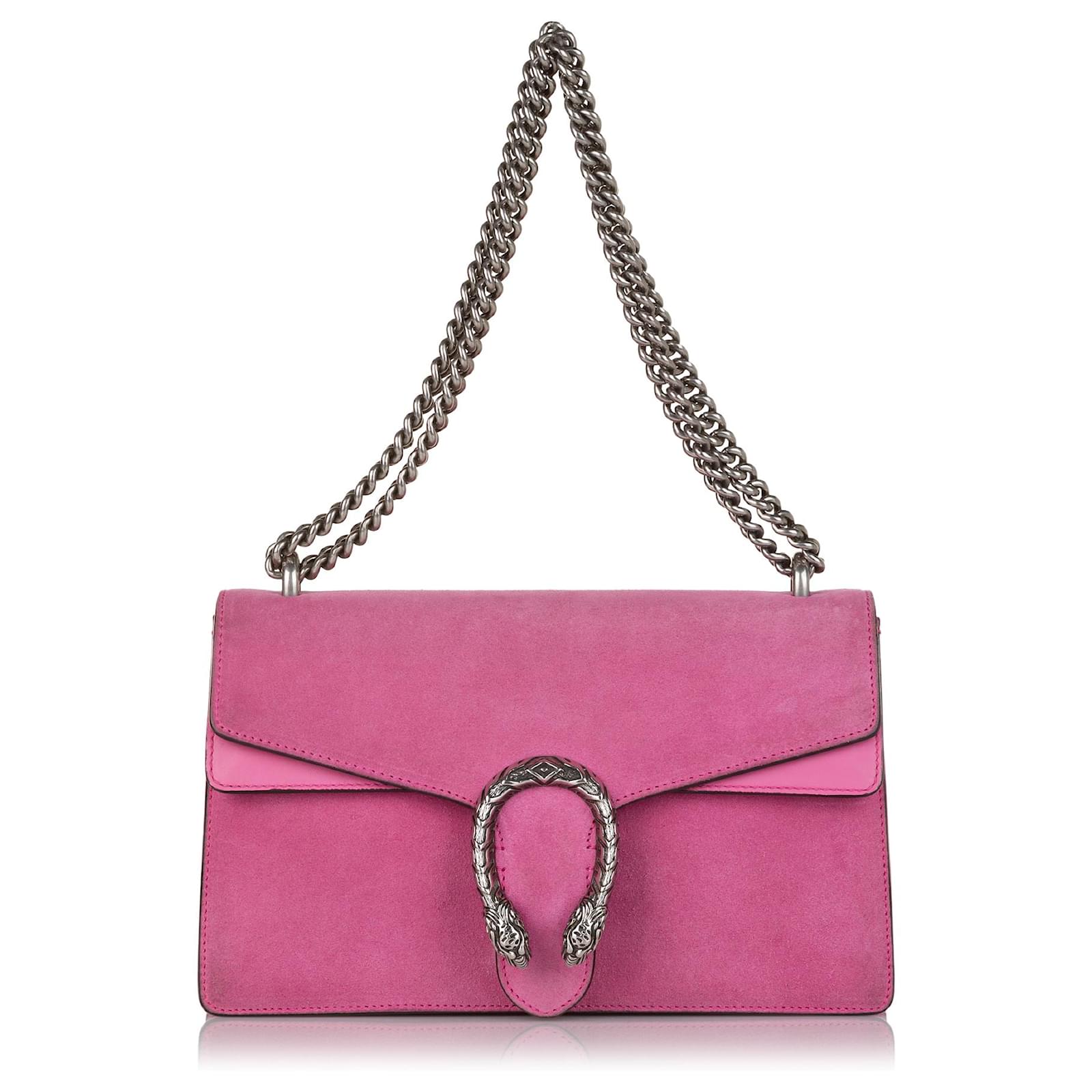 Sac à bandoulière en daim rose Dionysus Gucci Cuir ref.607448 - Joli Closet