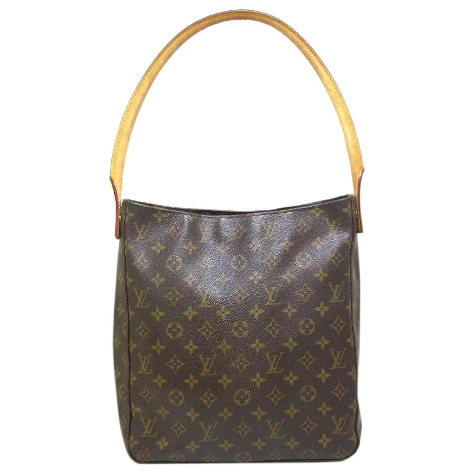Louis Vuitton Brown Monogram Looping GM Cloth ref.607454 - Joli Closet