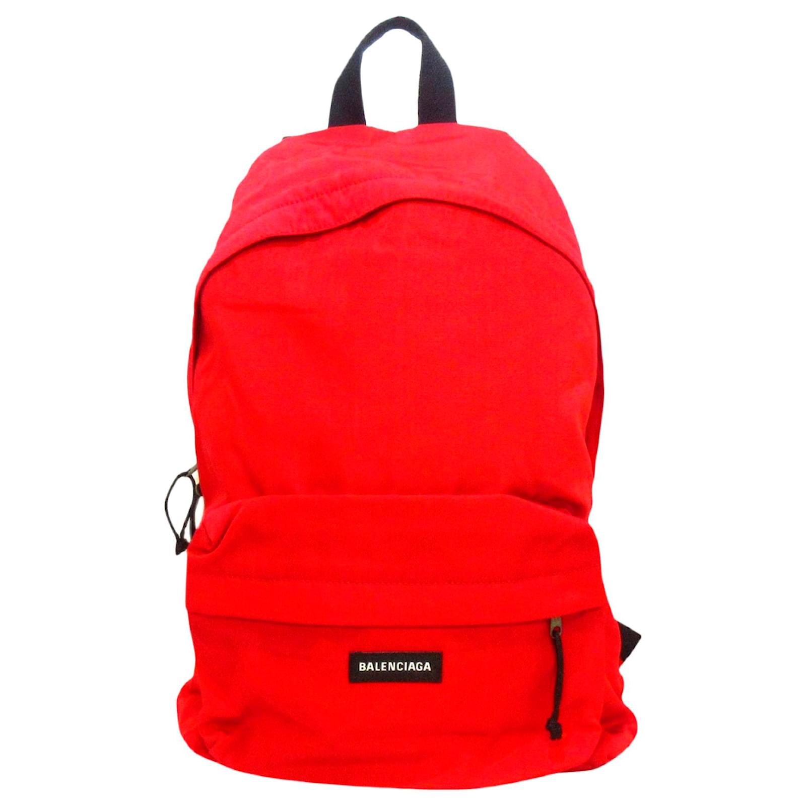 Balenciaga Red Explorer Nylon Backpack Cloth ref.608849 - Joli Closet