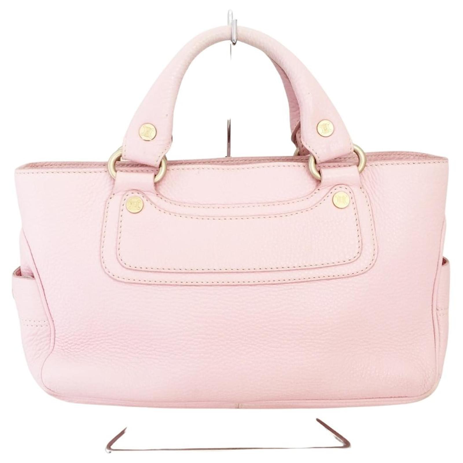 Céline Celine Boogie Pink Leather ref.609048 - Joli Closet