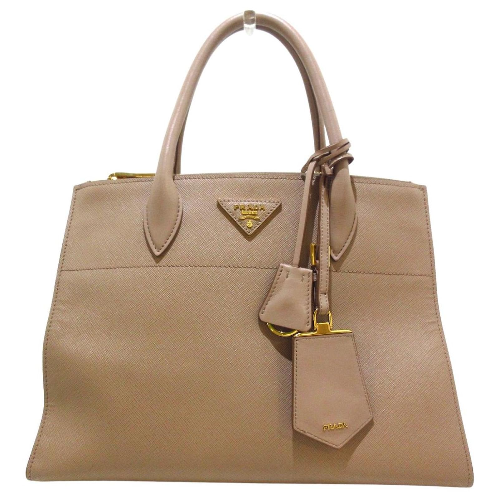 Prada Paradigme Beige Leather ref.612259 - Joli Closet