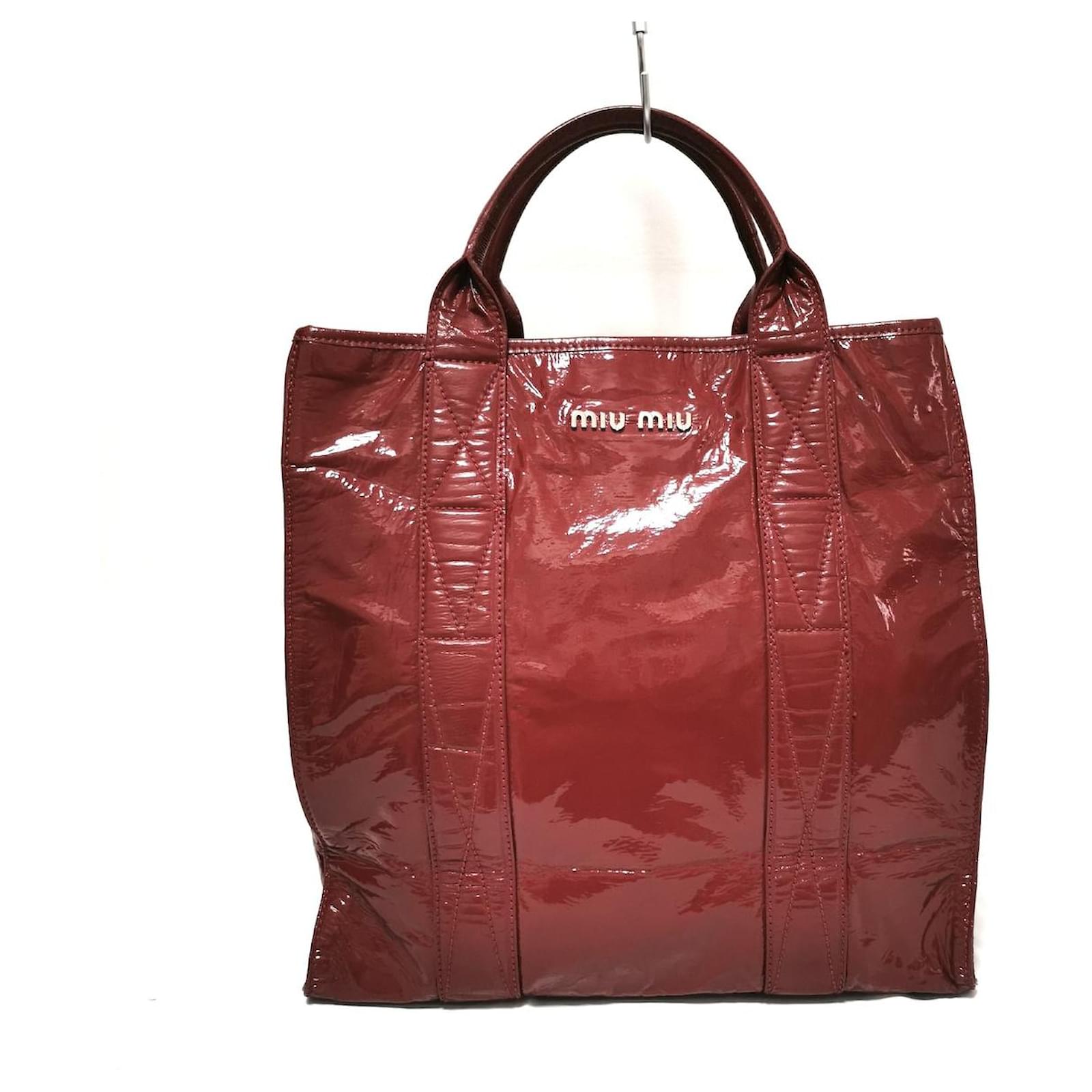 miu miu Red Patent leather ref.612545 - Joli Closet