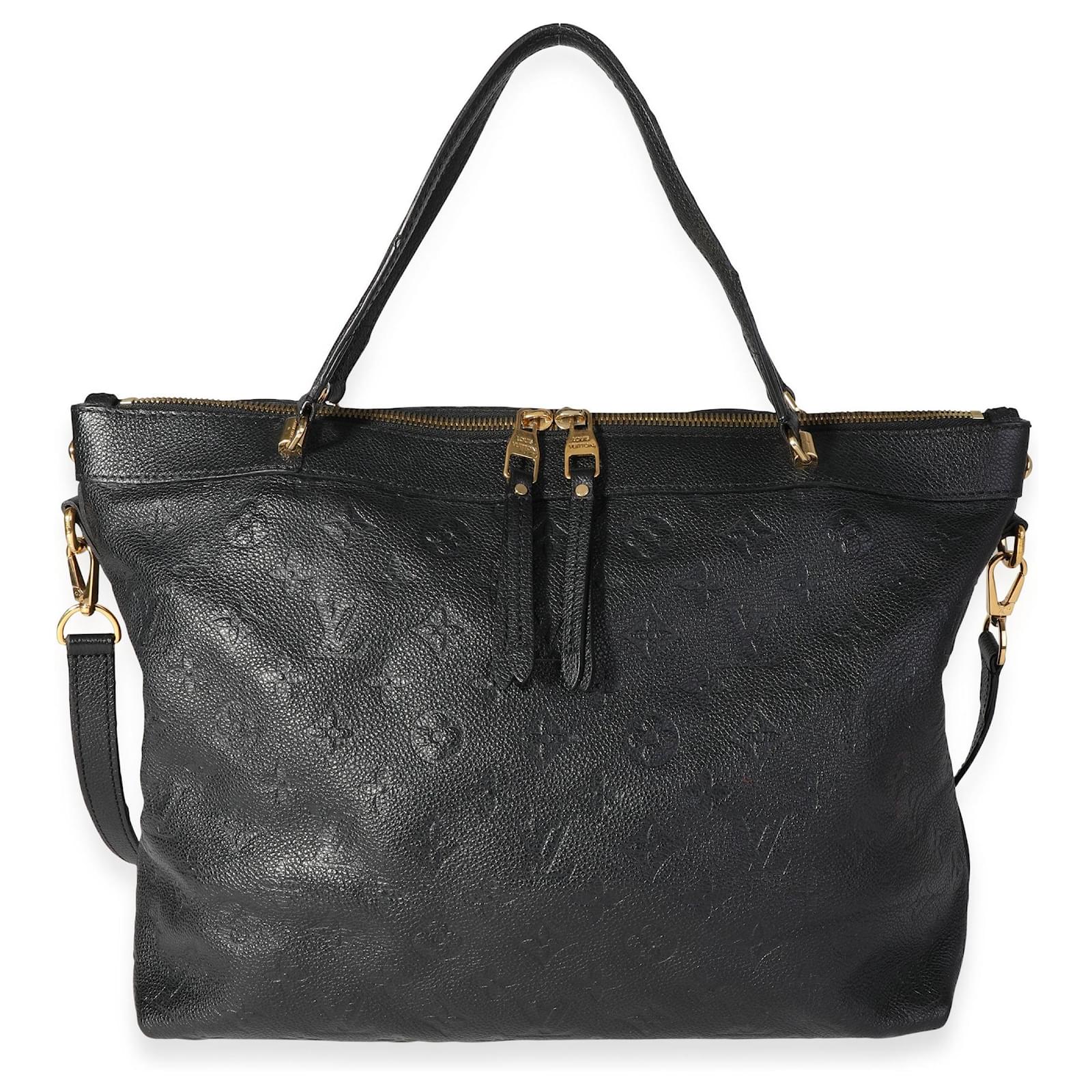 Louis Vuitton Black Monogram Empreinte Leather Bastille Mm ref.614176 ...