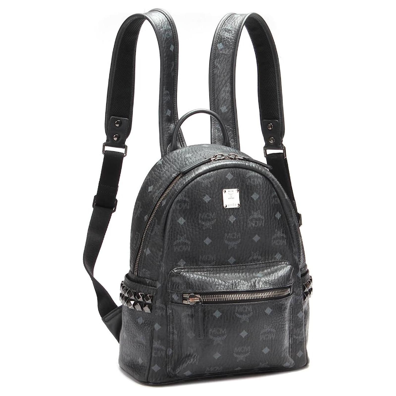 MCM Black Leather ref.615610 - Joli Closet