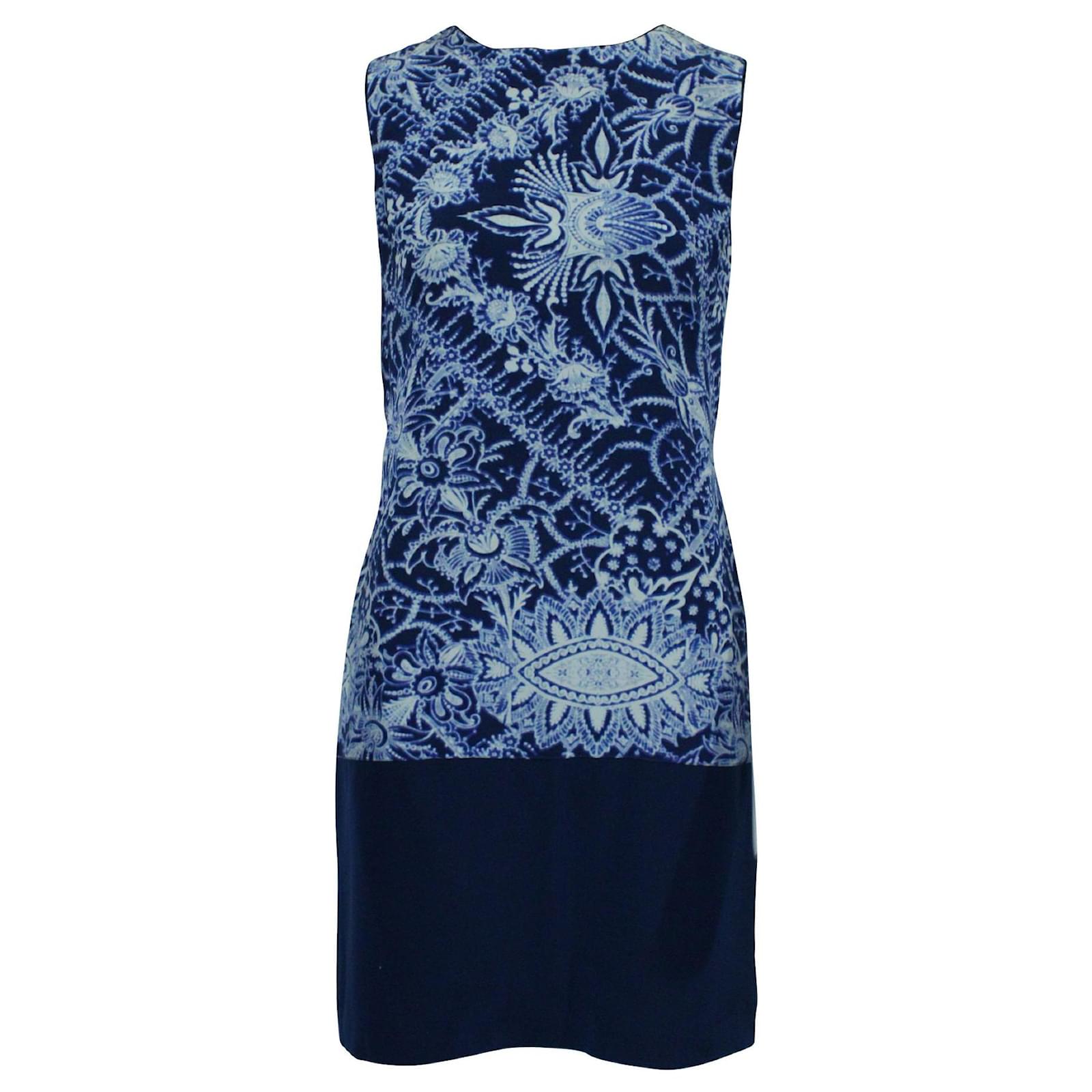 Jigsaw Robe imprimée bleue Soie ref.615875 - Joli Closet