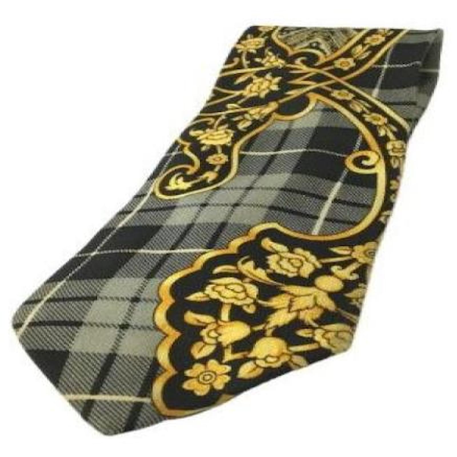 Gianni Versace Black Silk ref.615967 - Joli Closet