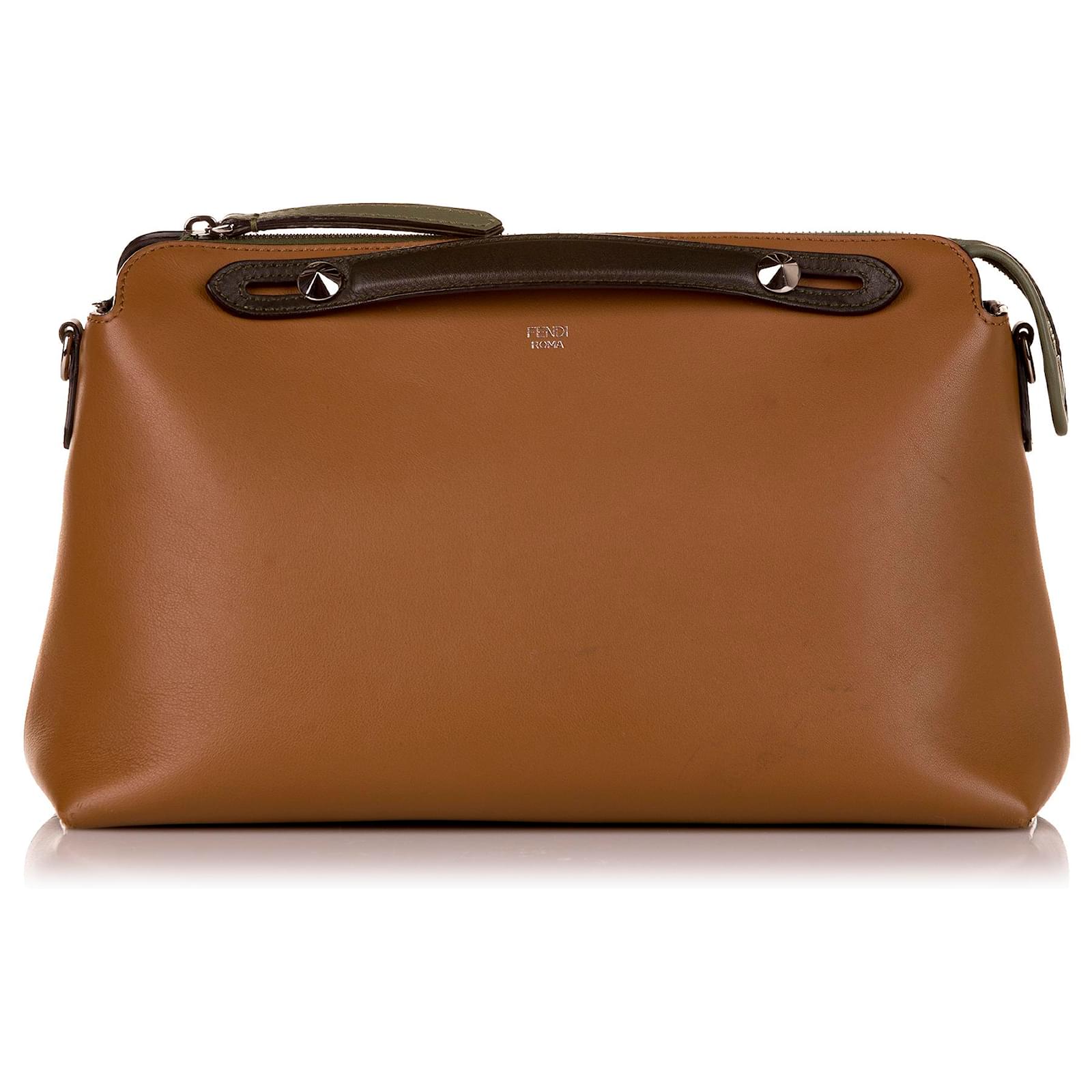Fendi Brown By The Way Leather Satchel ref.616658 - Joli Closet