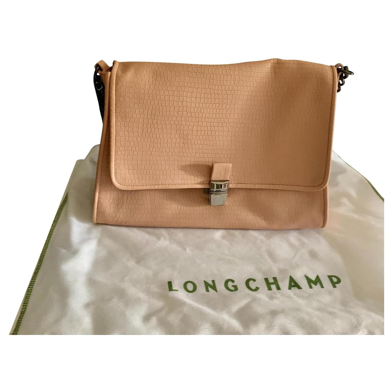 Longchamp Handbags Pink Leather ref.617010 - Joli Closet
