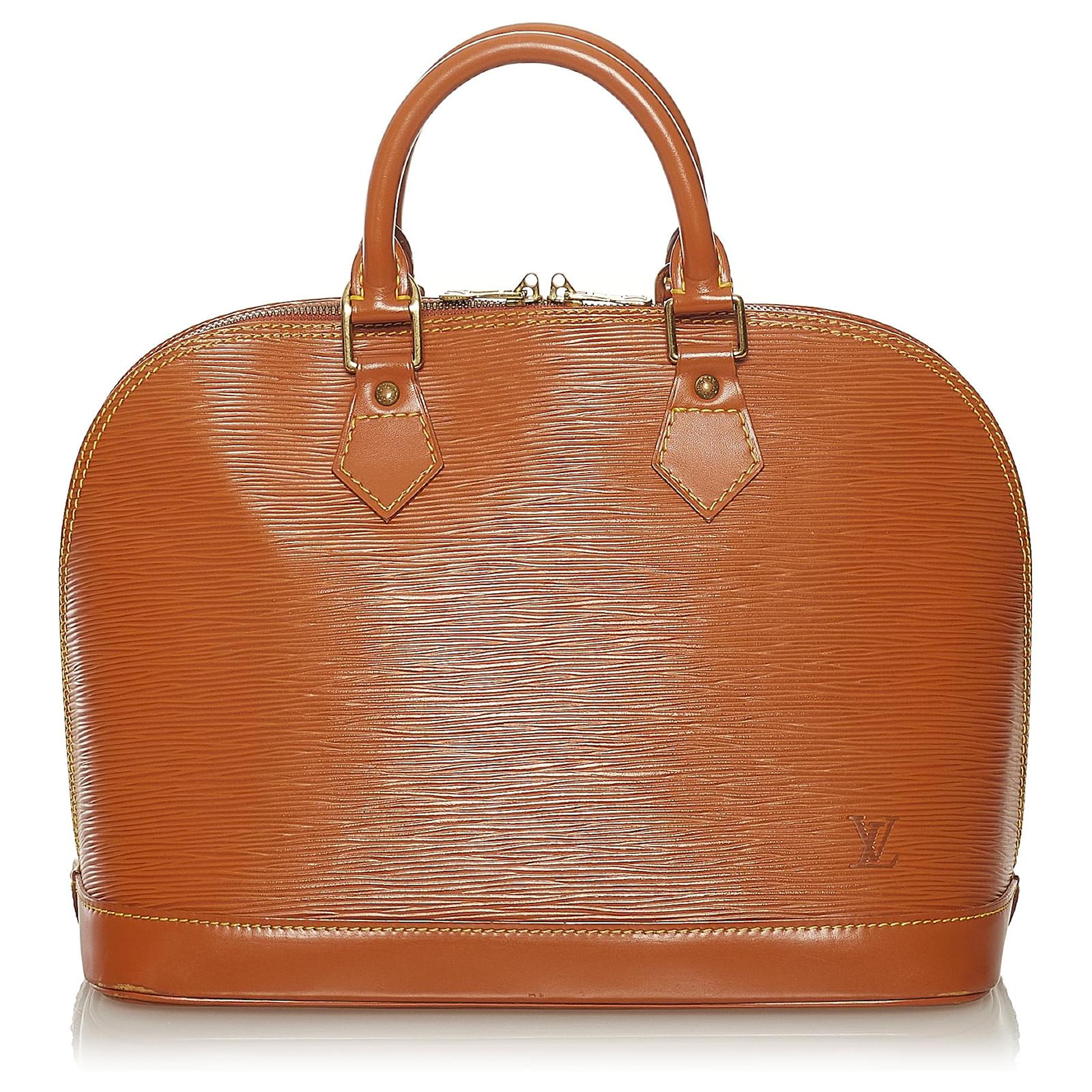 Louis Vuitton Brown Epi Alma PM Leather ref.619385 - Joli Closet