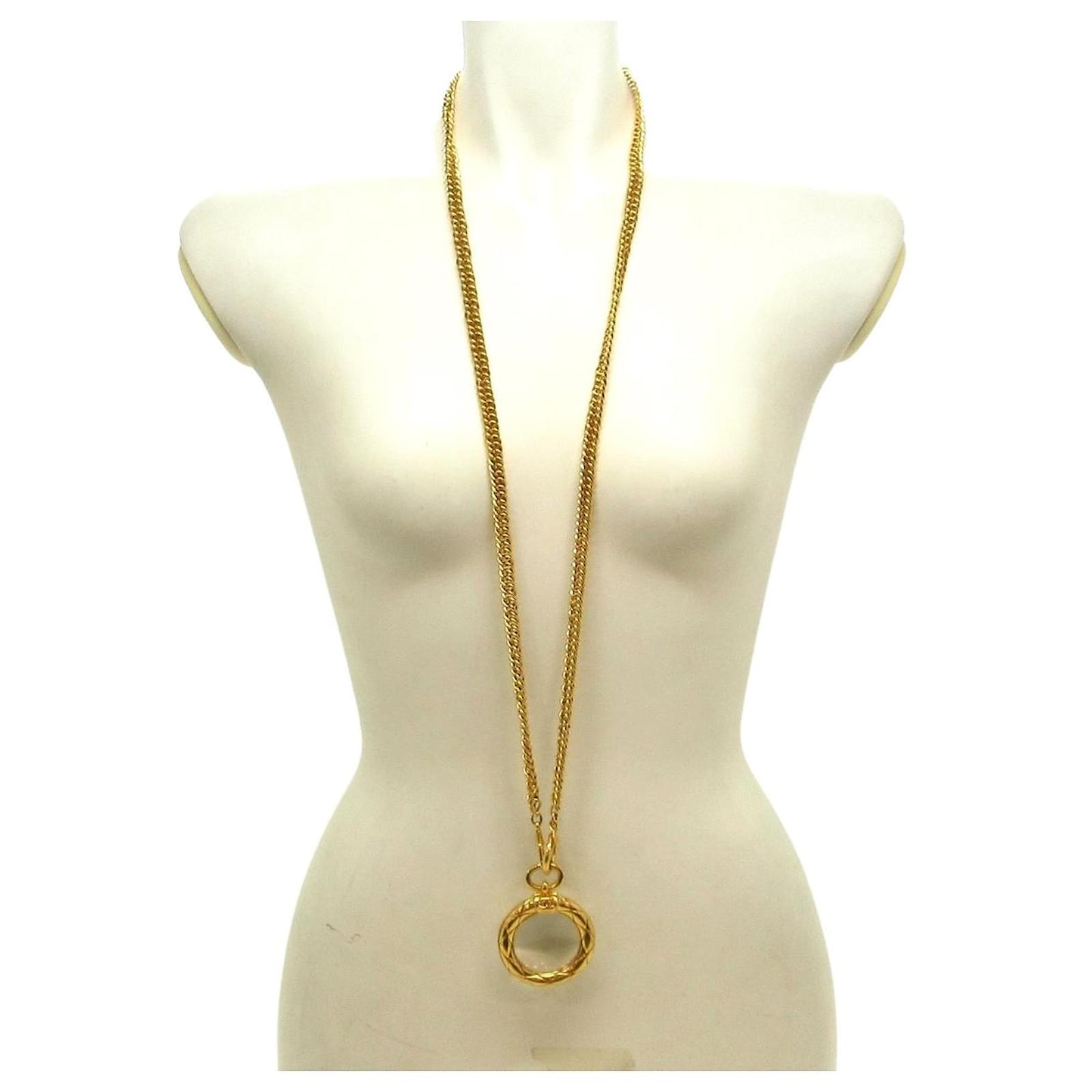 Collier Chanel Métal Doré ref.619585 - Joli Closet