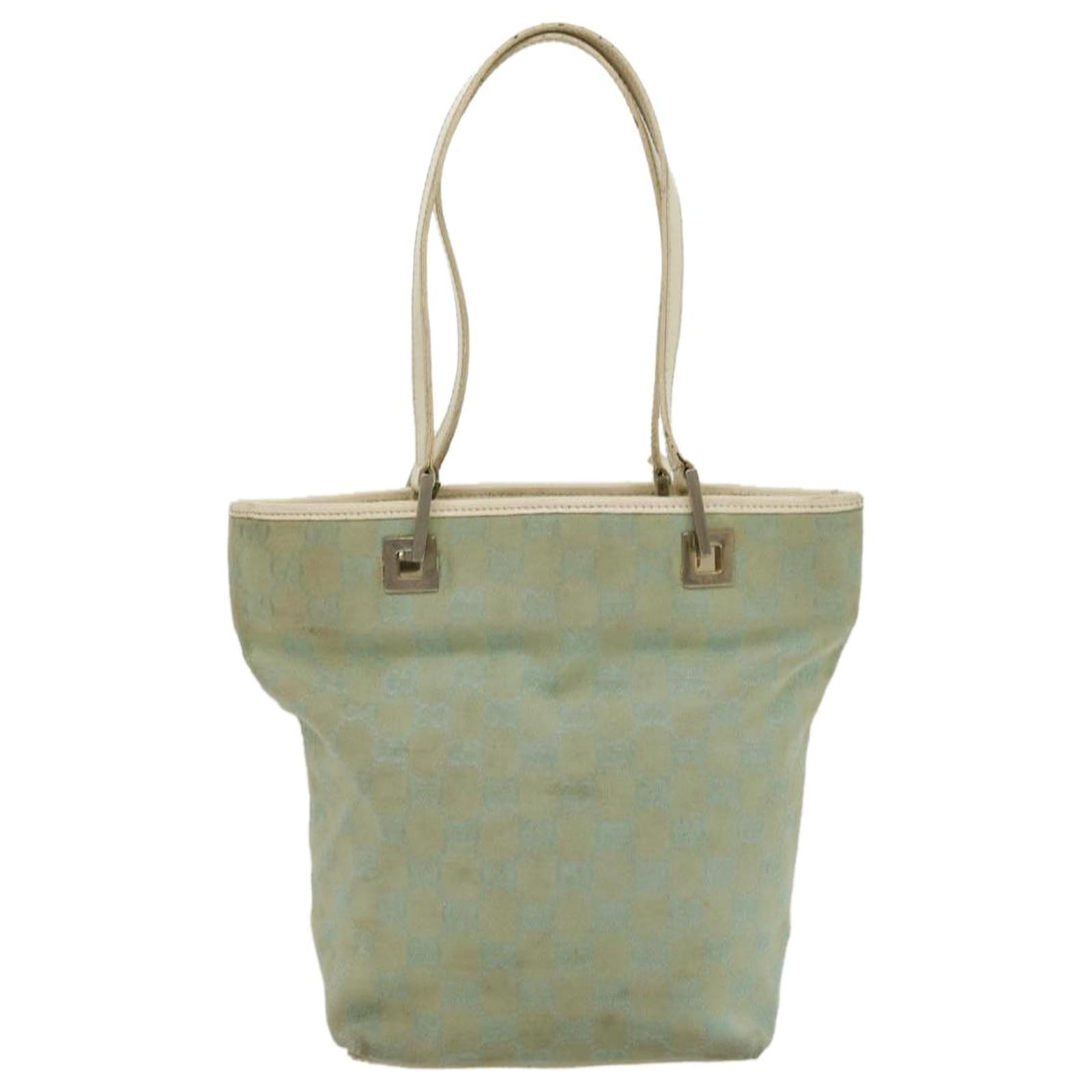 GUCCI Gucci Toile Bleu clair ref.619789 - Joli Closet