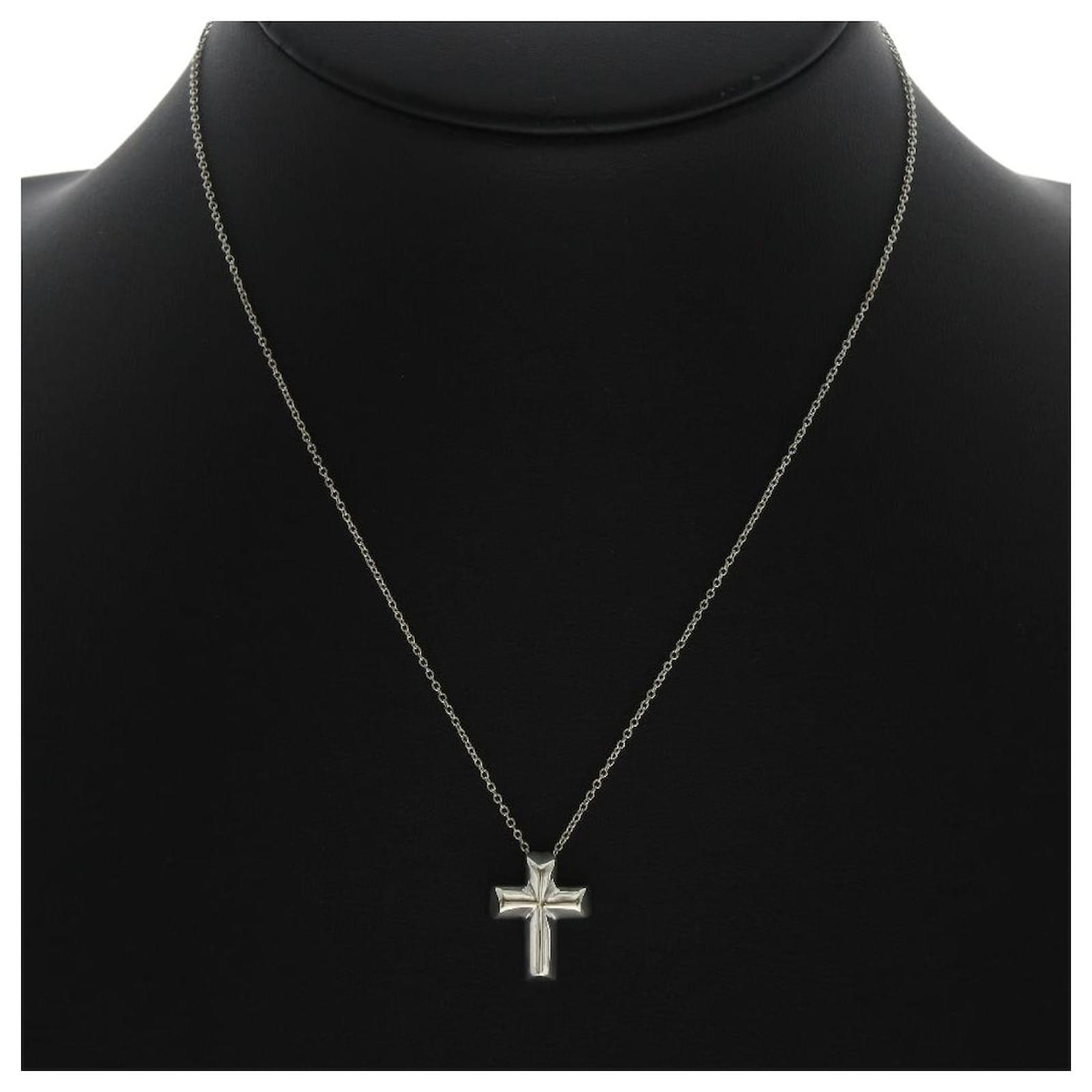 TIFFANY & CO. Croix Silvery Silver ref.620606 - Joli Closet