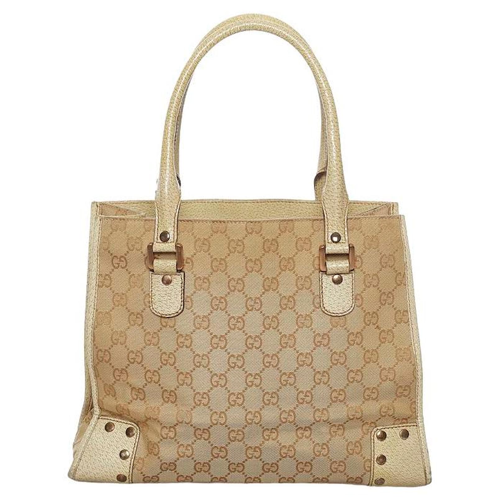 Gucci GG Toile Beige ref.620723 - Joli Closet