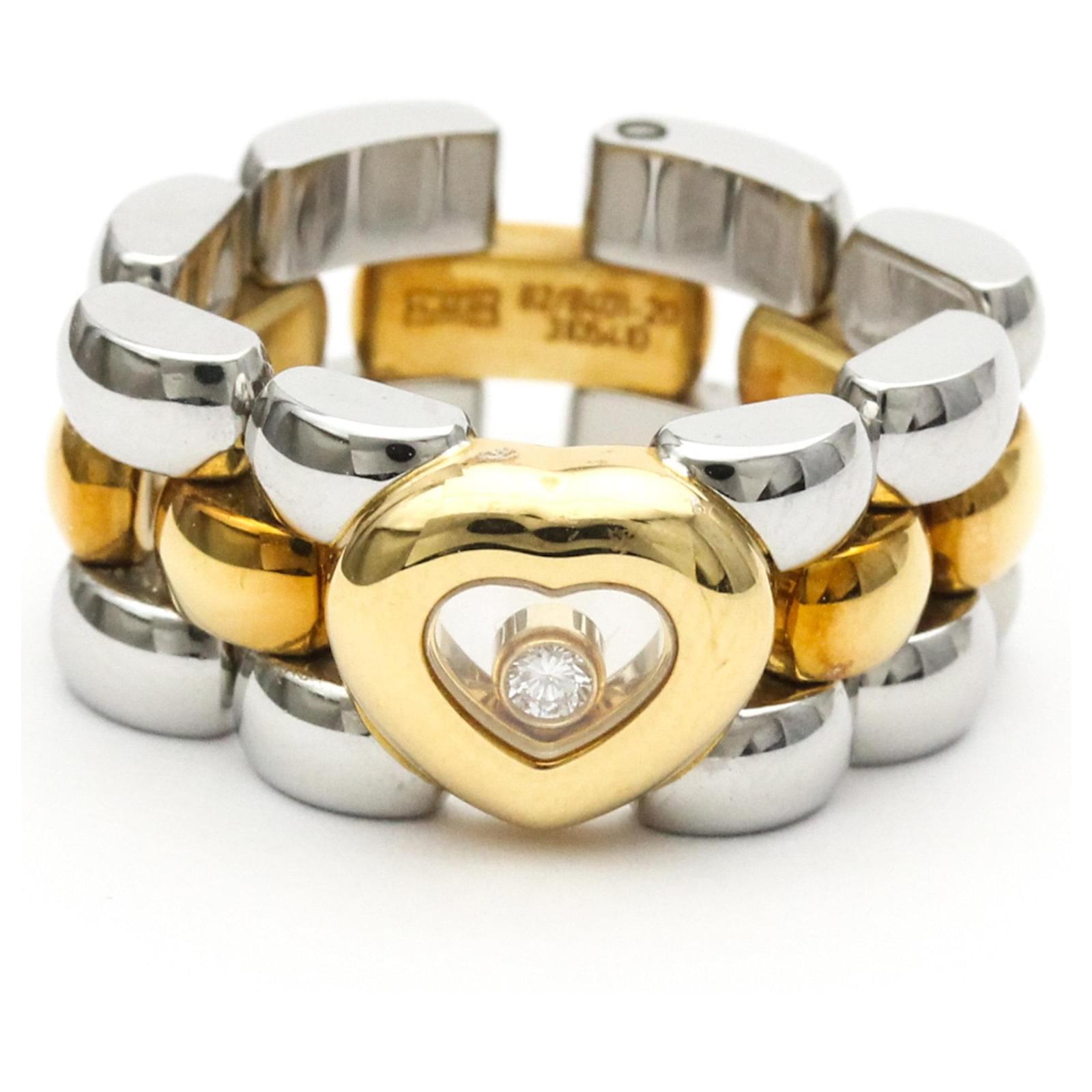 Chopard Happy Diamonds Golden White gold ref.620773 - Joli Closet