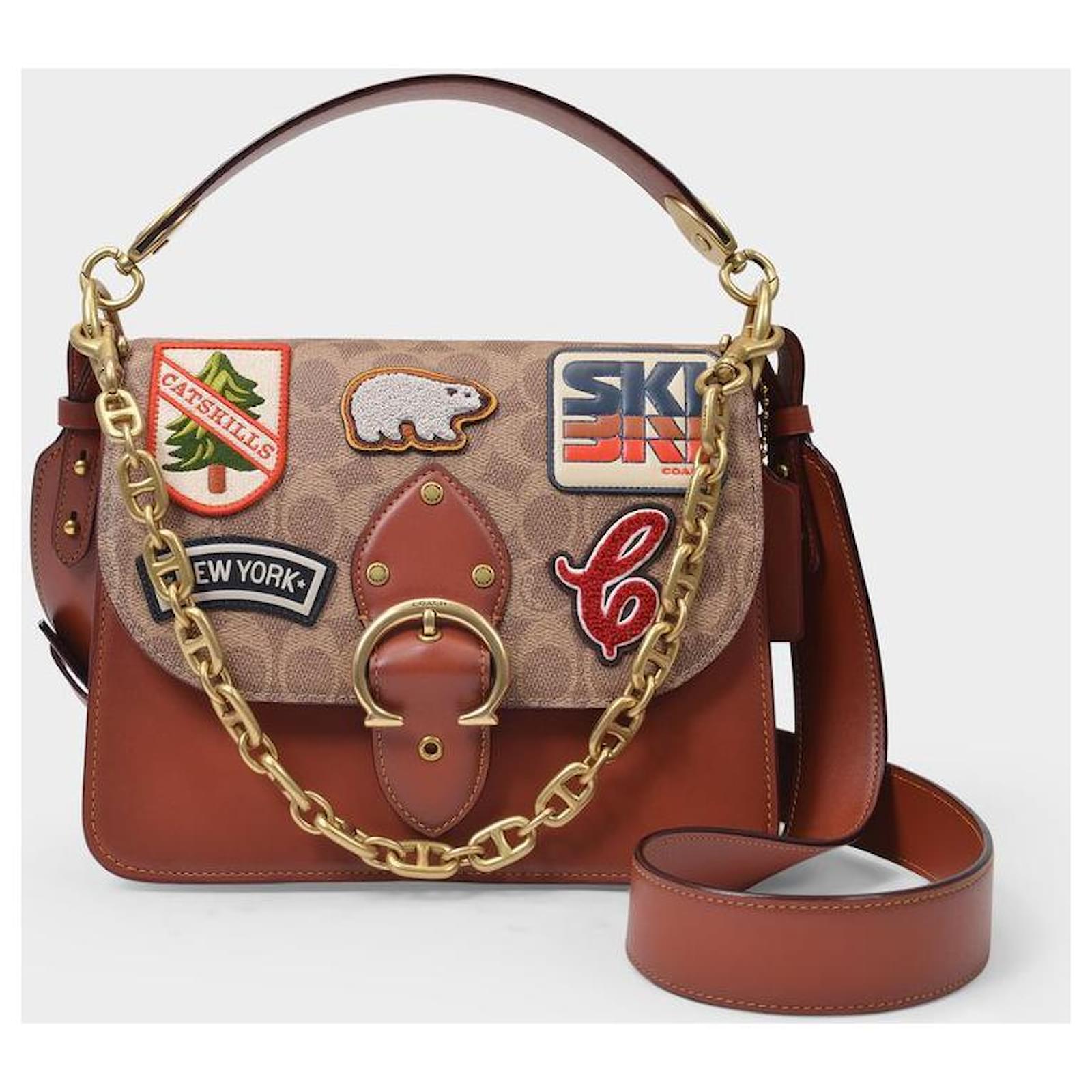 Coach Brown Cloth ref.620830 - Joli Closet