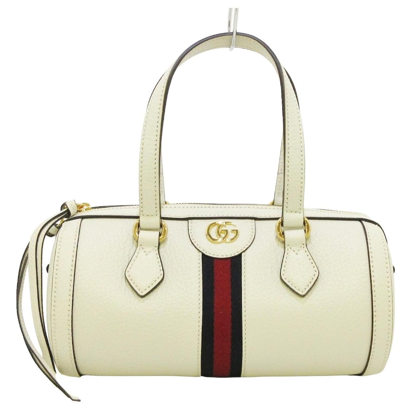 Gucci Ophidia White Leather ref.624186 - Joli Closet