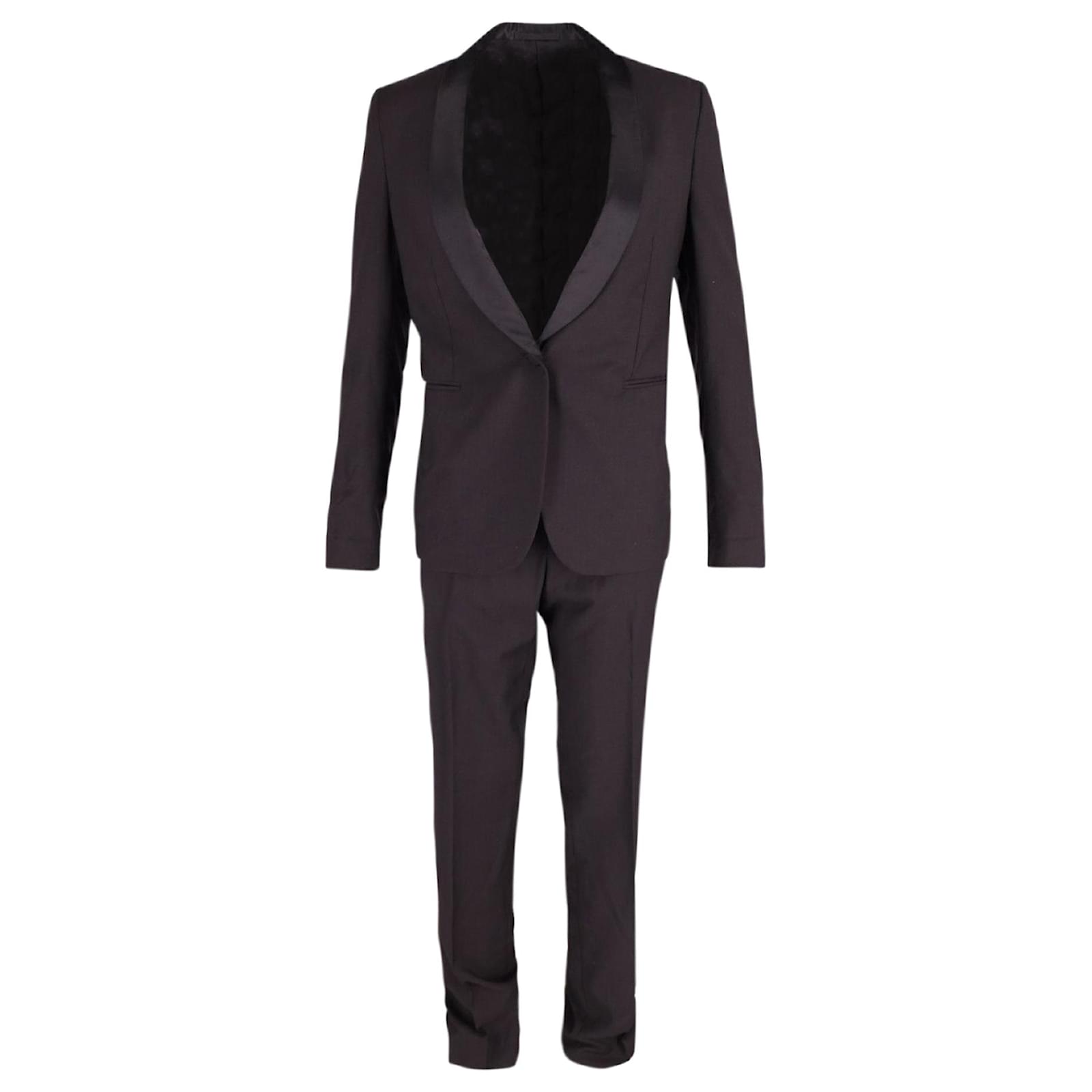 Lanvin Suit Set in Black Wool ref.624908 - Joli Closet