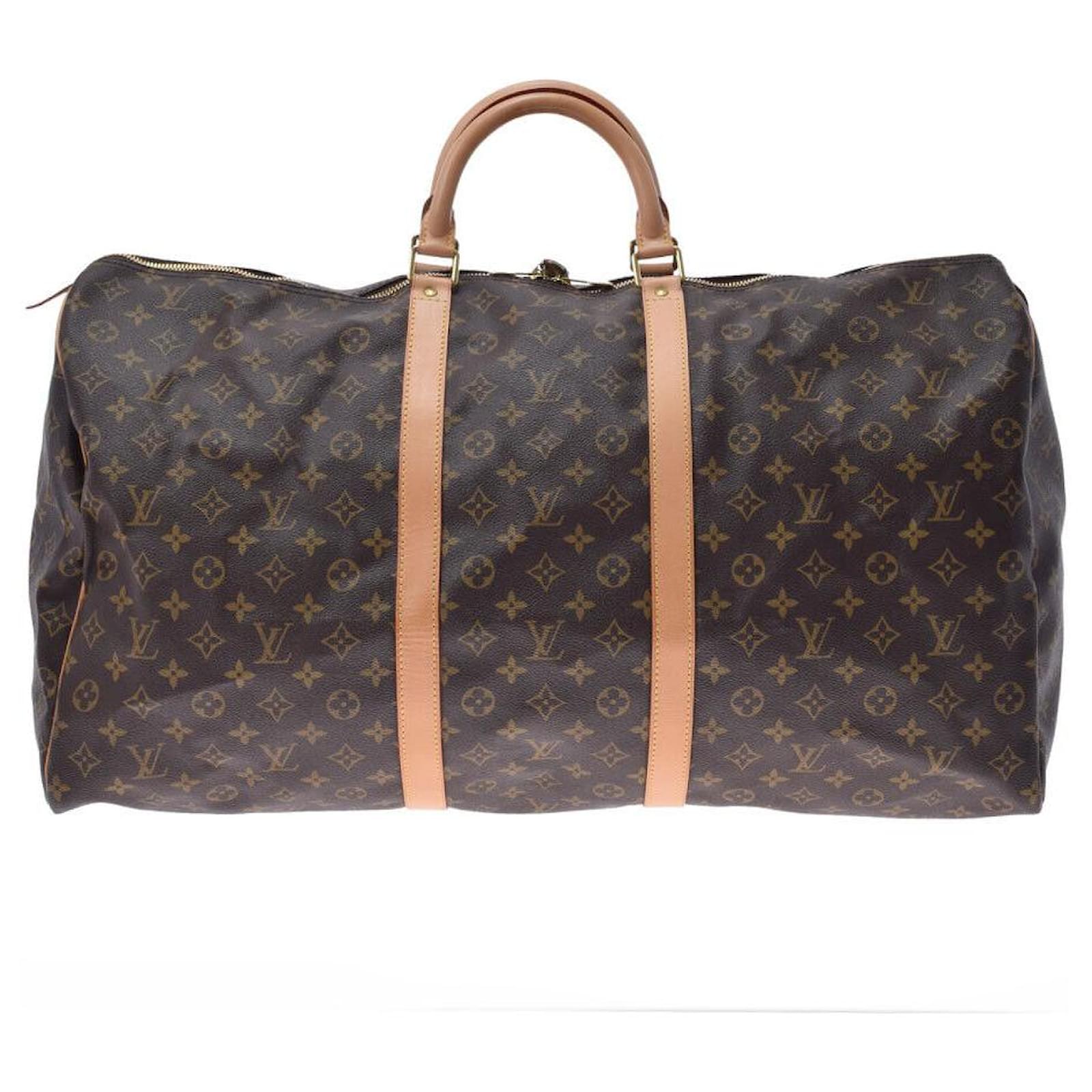 Louis Vuitton Keepall 60 Brown Cloth ref.626006 - Joli Closet