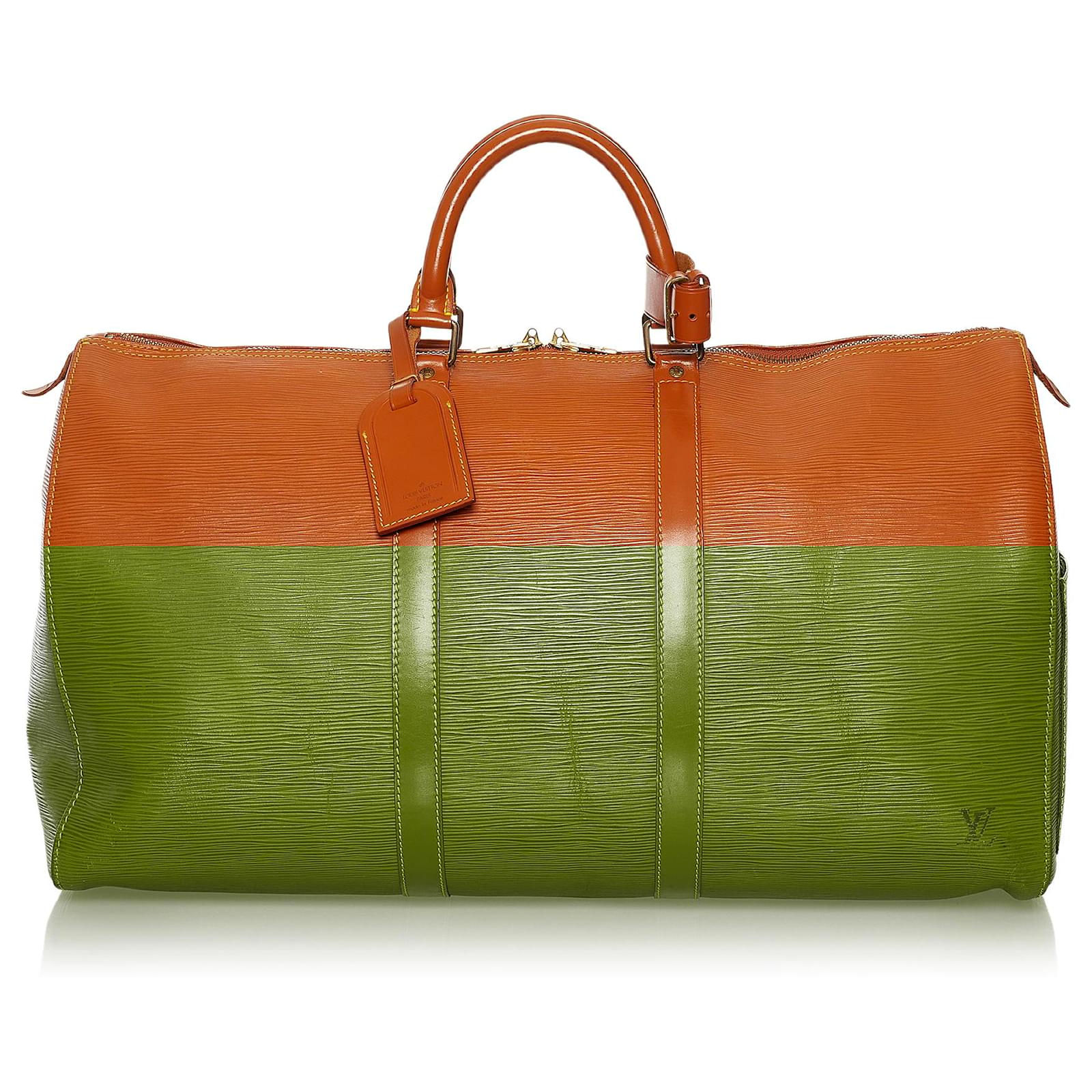 Louis Vuitton Brown Epi Keepall 50 Leather ref.626333 - Joli Closet