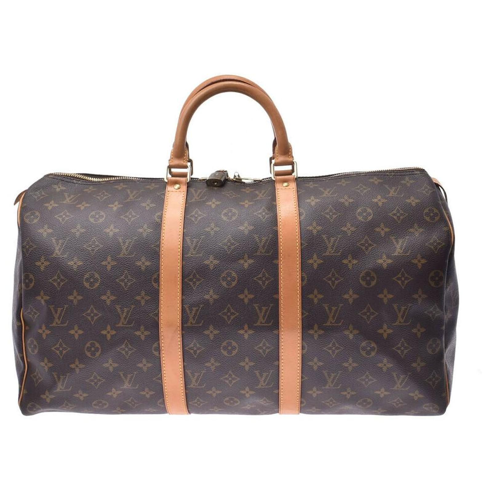 Louis Vuitton Keepall 50 Toile Marron ref.626651 - Joli Closet