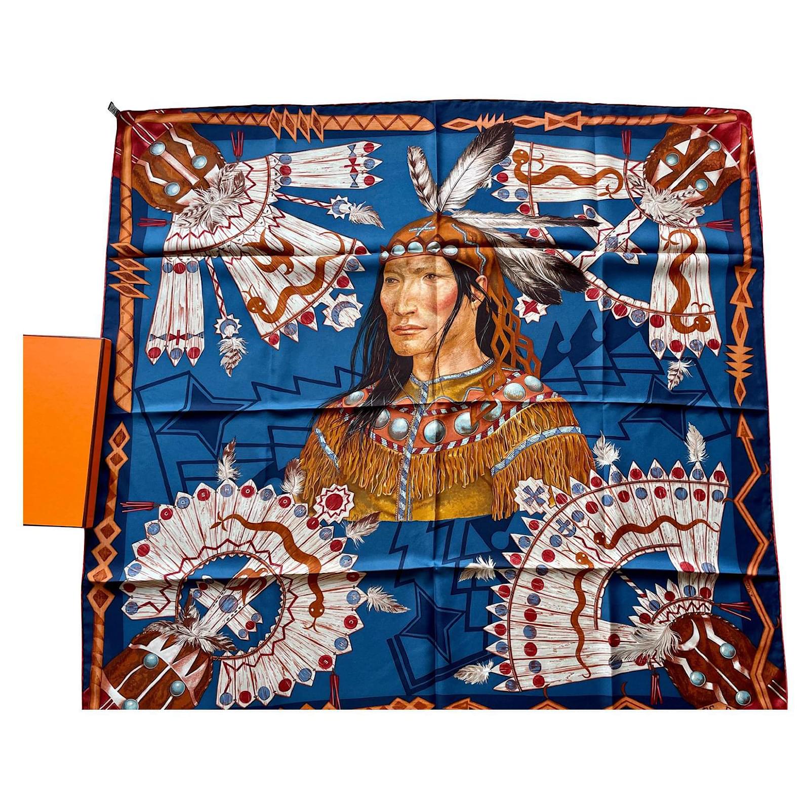 Hermès Cosmogonie Apache Soie Multicolore ref.626791 - Joli Closet