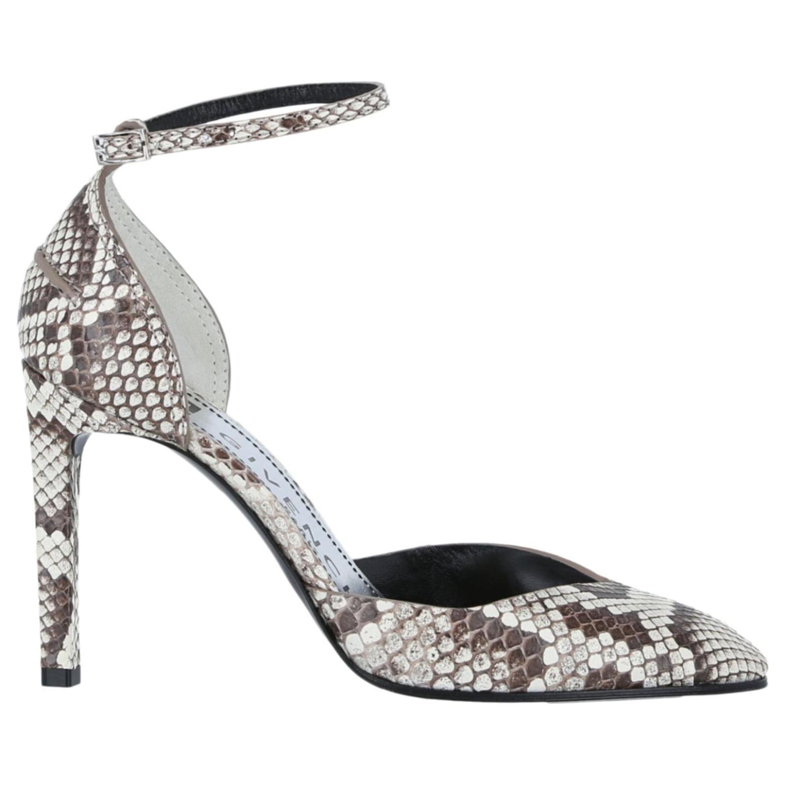 Escarpins Givenchy D'Orsay Cuir Blanc ref.627653 - Joli Closet