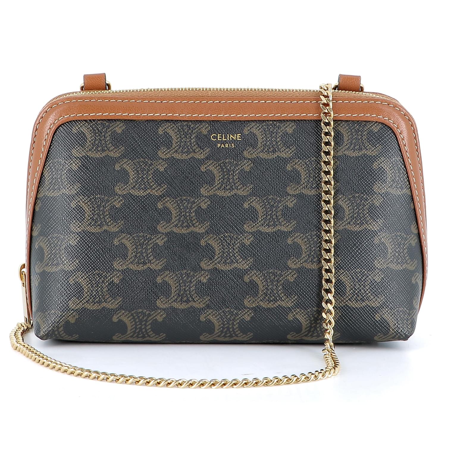 Céline Triomphe Brown Pony-style calfskin ref.628573 - Joli Closet