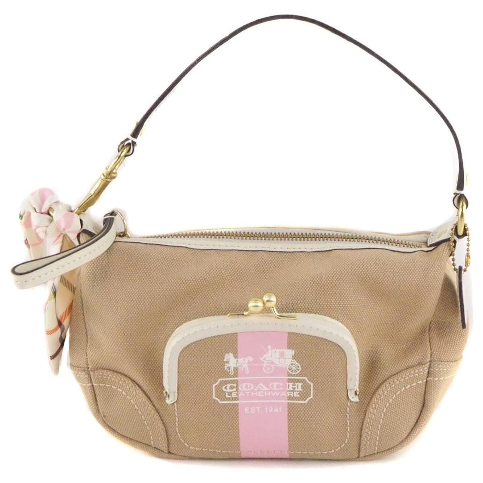 Coach Beige Cloth ref.629467 - Joli Closet