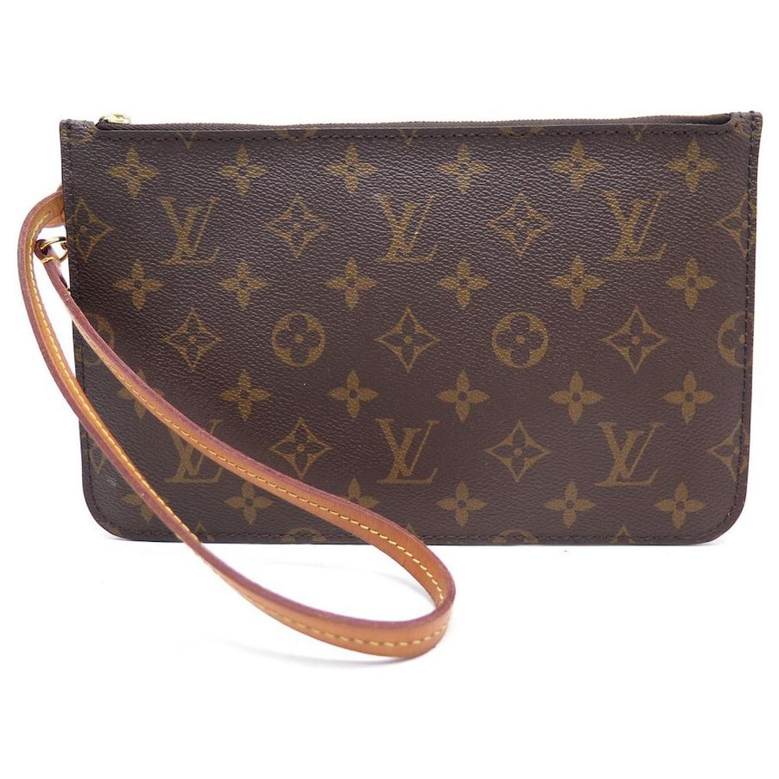 NEW LOUIS VUITTON POUCH FOR NEVERFULL CANVAS BAG MONOGRAM CLUTCH POUCH ...