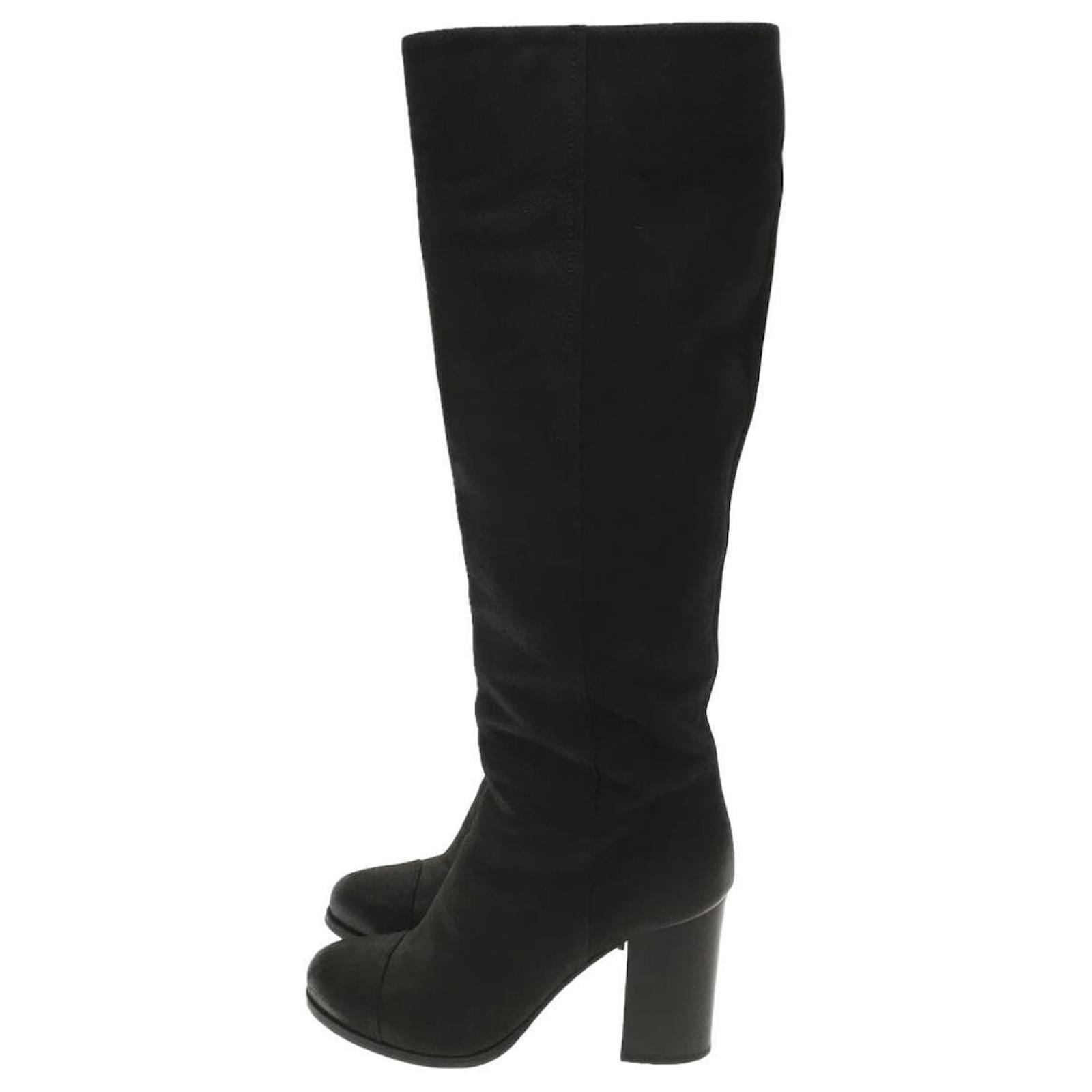 Prada Boots Black Leather Ref631362 Joli Closet