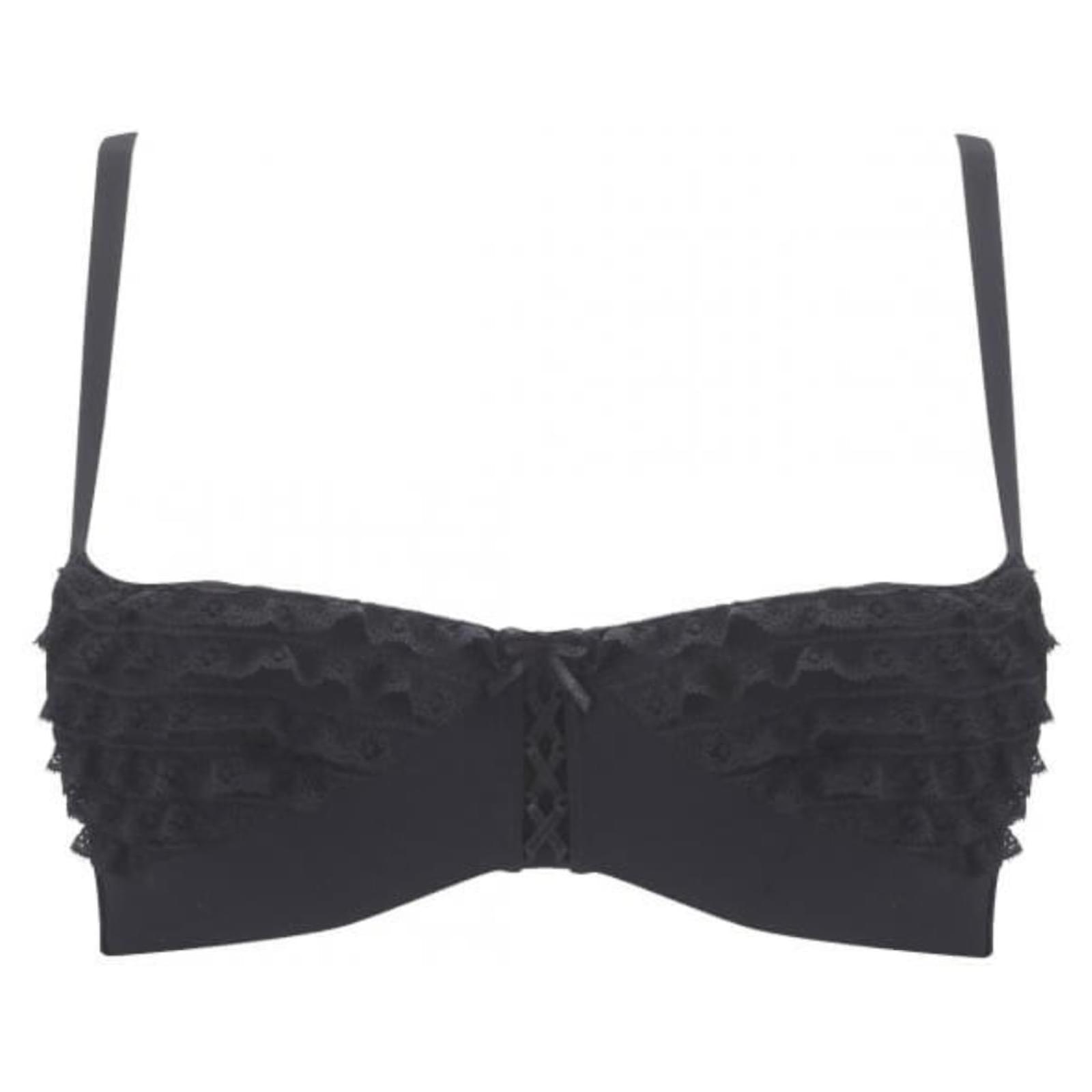 Chantal Thomass BH-Geplänkel 85C Schwarz Elasthan Polyamid ref.632275 ...