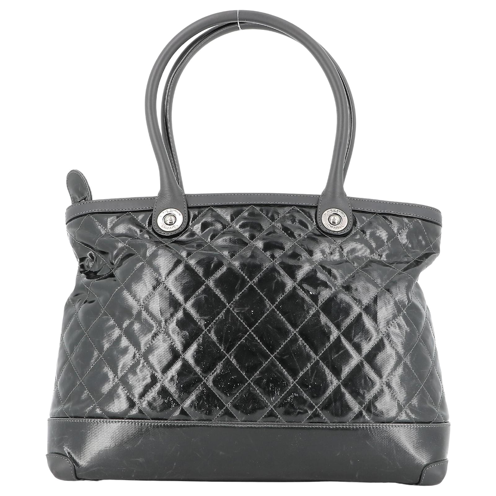 Chanel Cabas Black Leather ref.632766 - Joli Closet