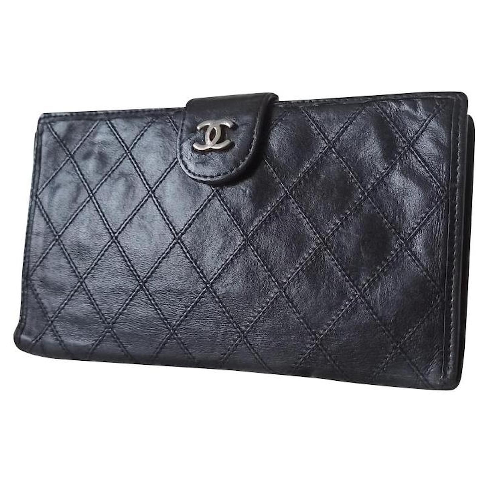 Chanel Wallets Black Leather ref.633045 - Joli Closet