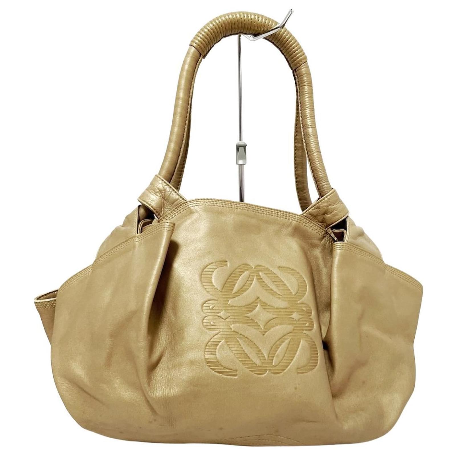 Loewe Nappa Beige Leather ref.634830 - Joli Closet