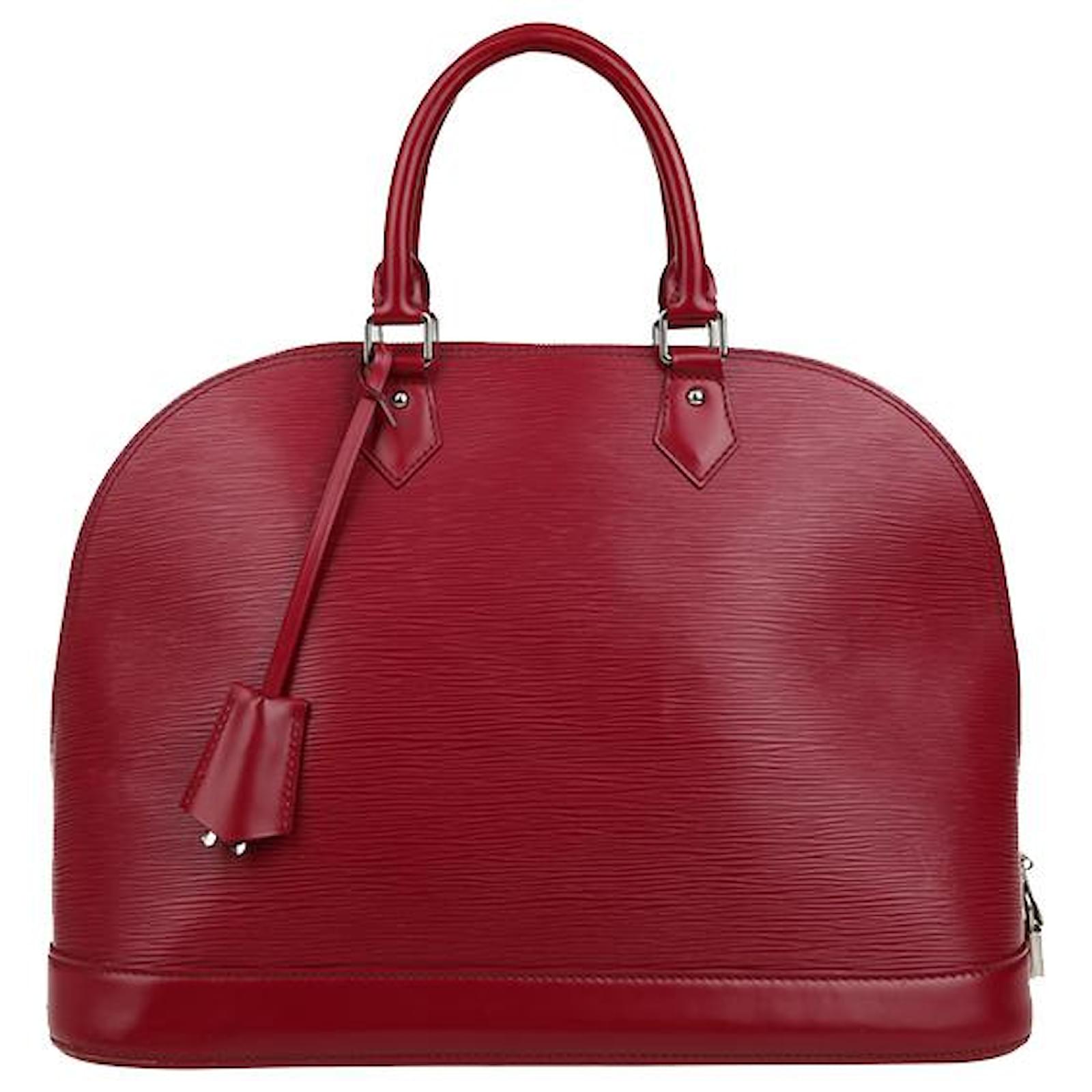 Louis Vuitton Alma Red Cloth ref.634876 - Joli Closet