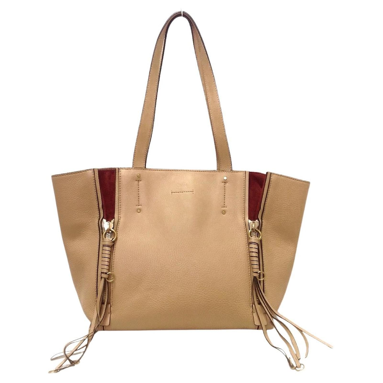 Chloé Milo Beige Leather ref.635438 - Joli Closet