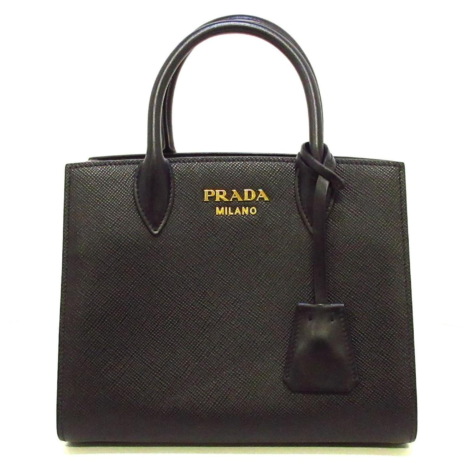 Prada Black Leather ref.637543 - Joli Closet