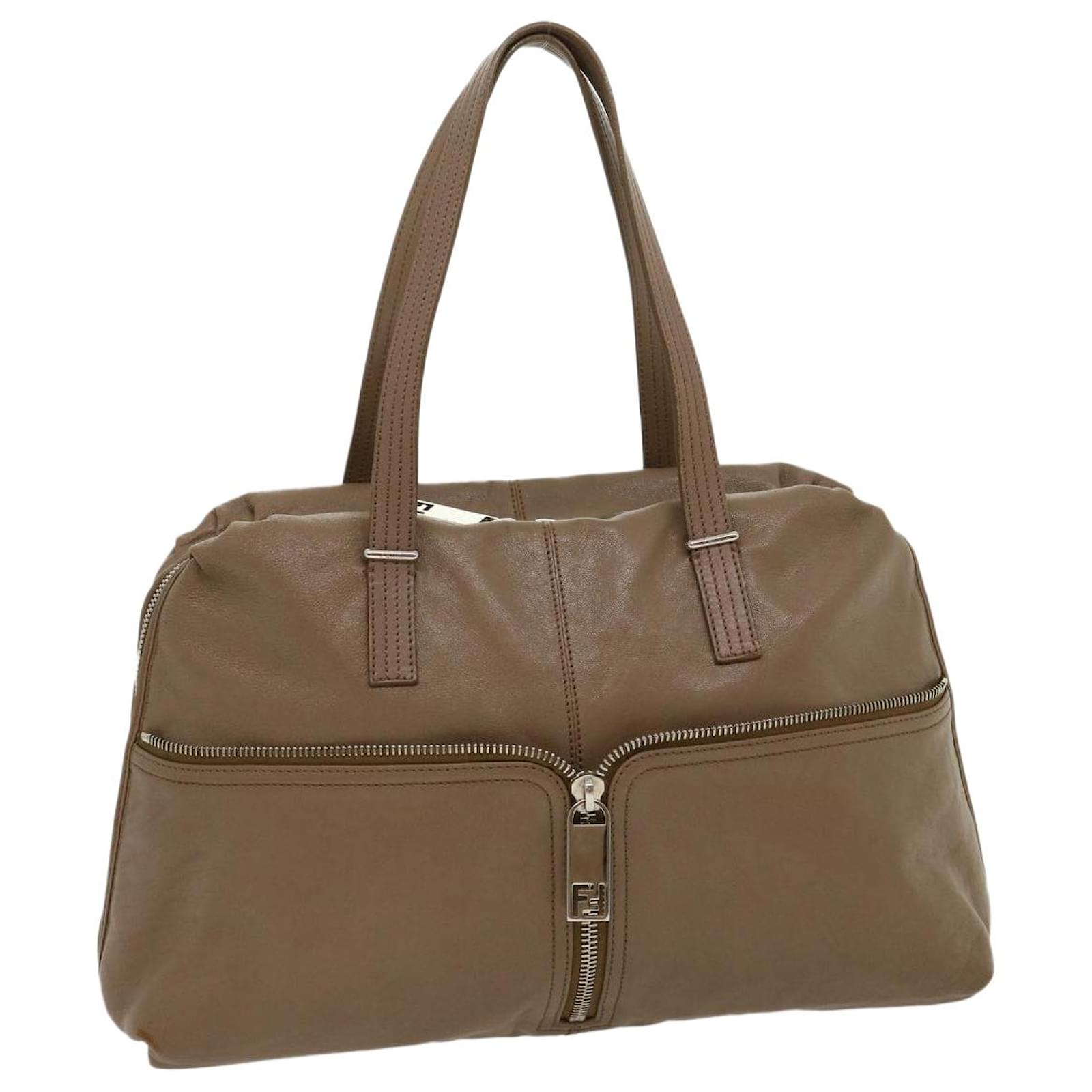 Fendi Grey Leather ref.640105 - Joli Closet