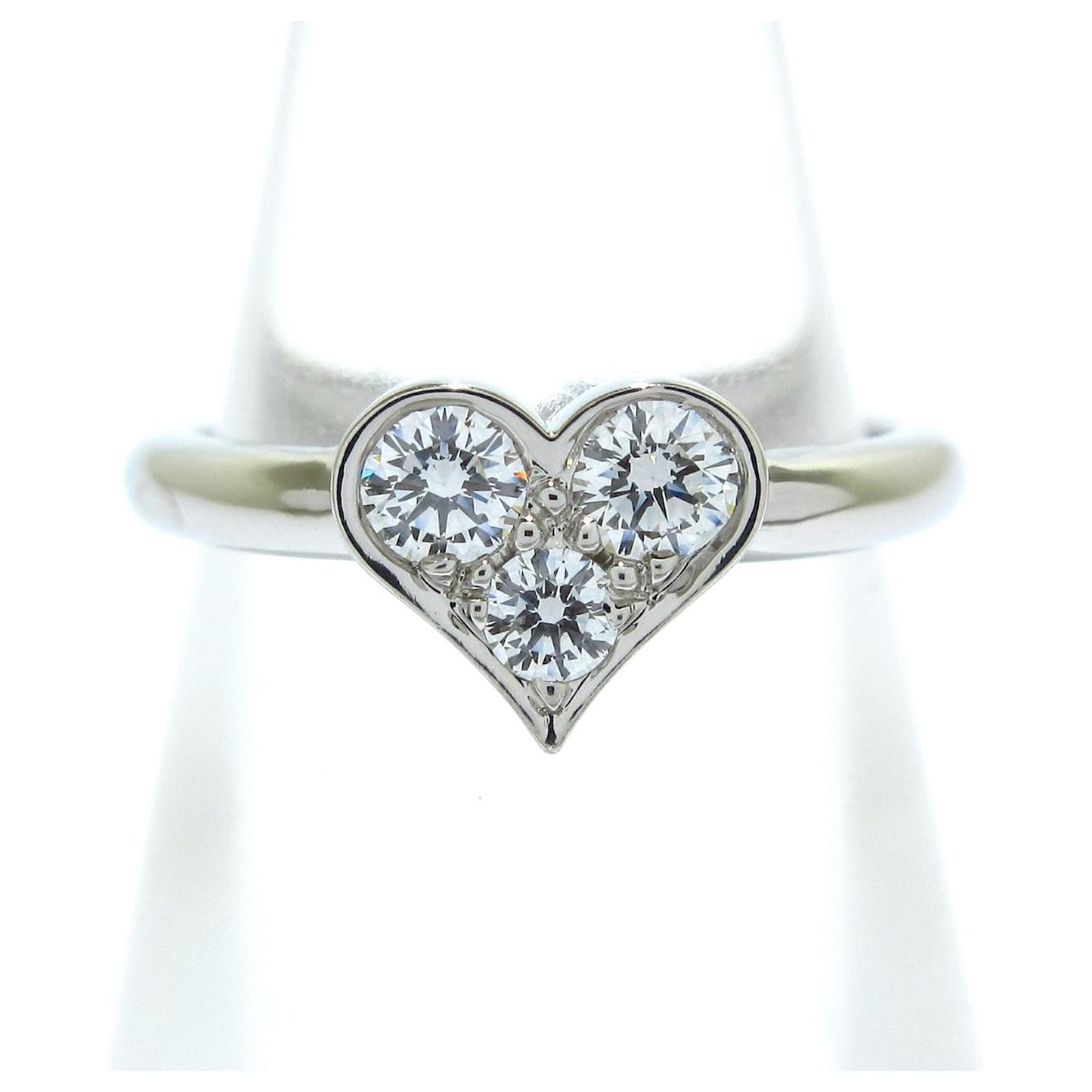 TIFFANY & CO. Sentimental Heart Silvery Platinum ref.641034 - Joli Closet