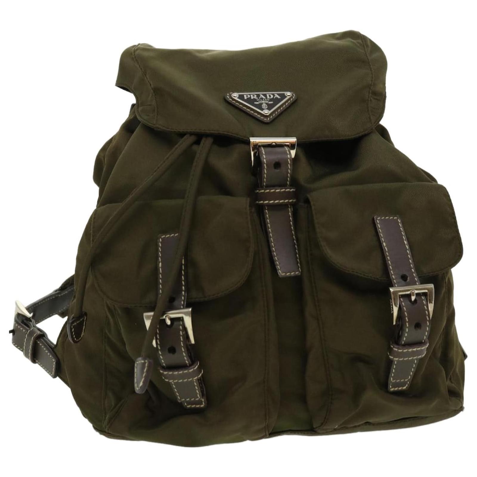 Prada Khaki Synthetic ref.641070 - Joli Closet