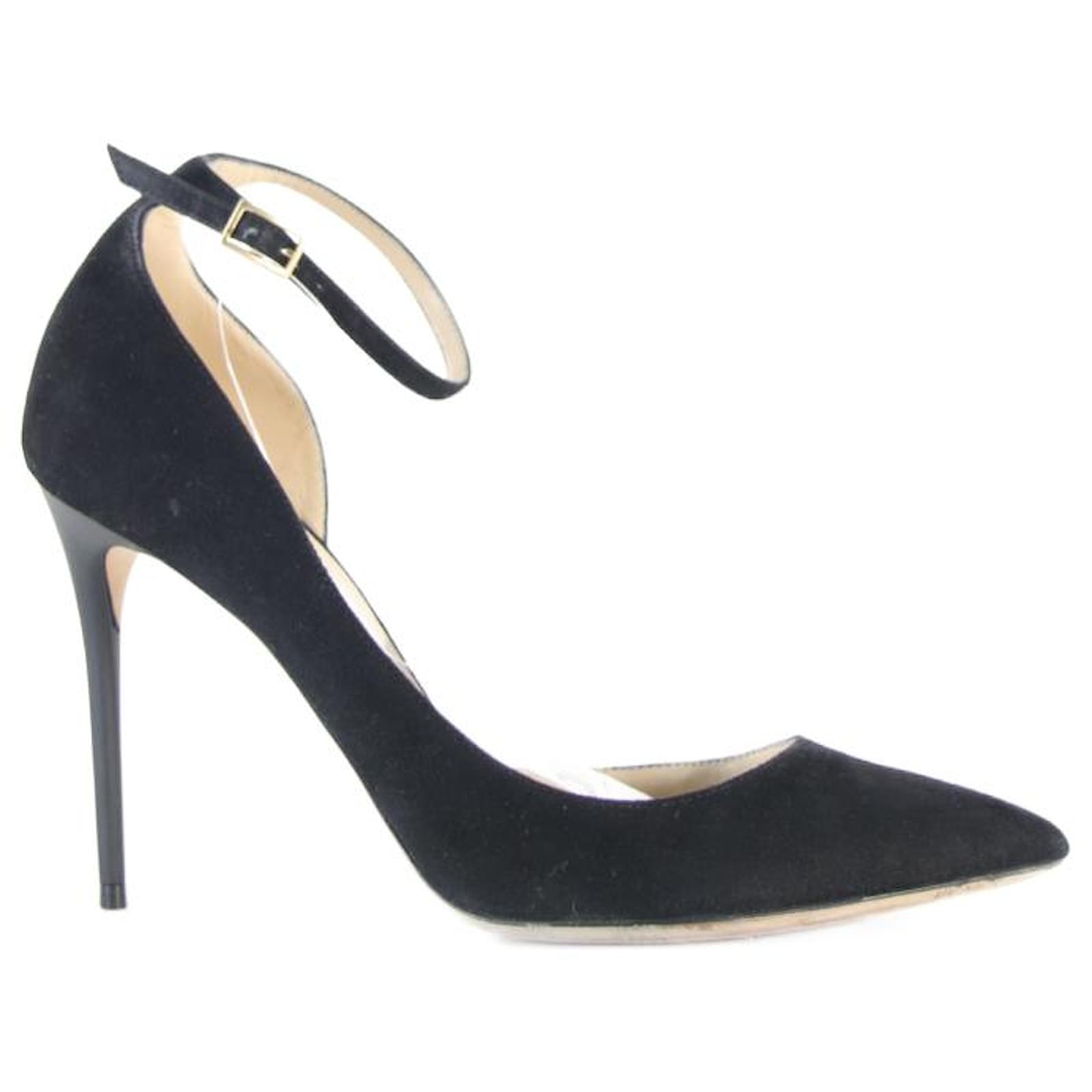 Jimmy Choo pumps 36.5 Black Deerskin ref.642725 - Joli Closet