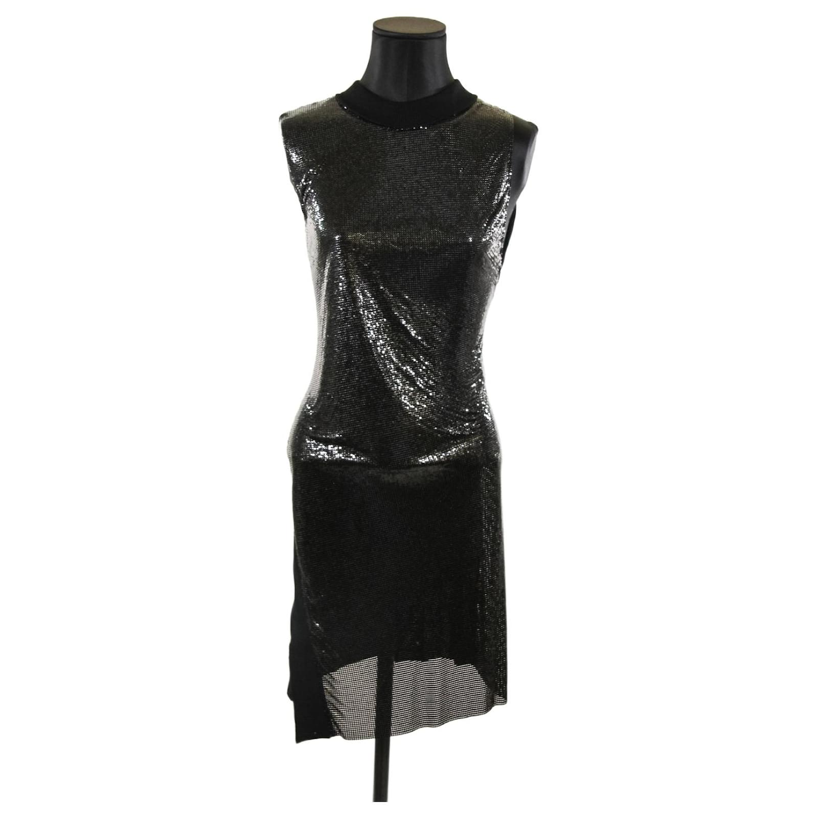Robe Paco Rabanne 34 Noir ref.646687 - Joli Closet