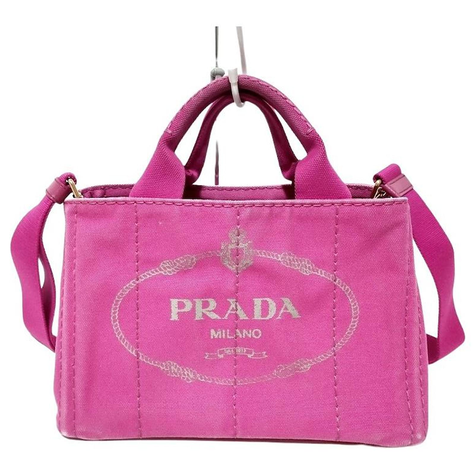 Prada Canapa Pink Cloth ref.647792 - Joli Closet