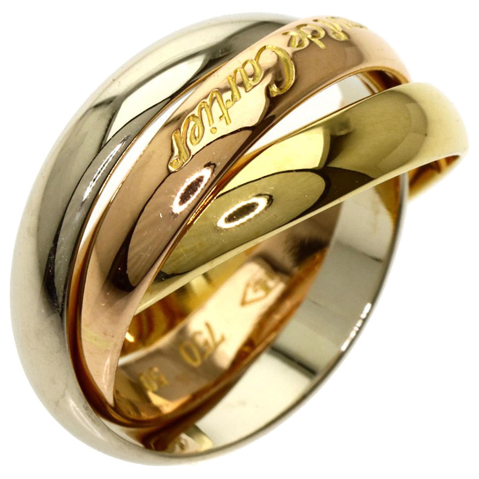 Love Cartier Trinity Golden Yellow gold ref.648726 - Joli Closet
