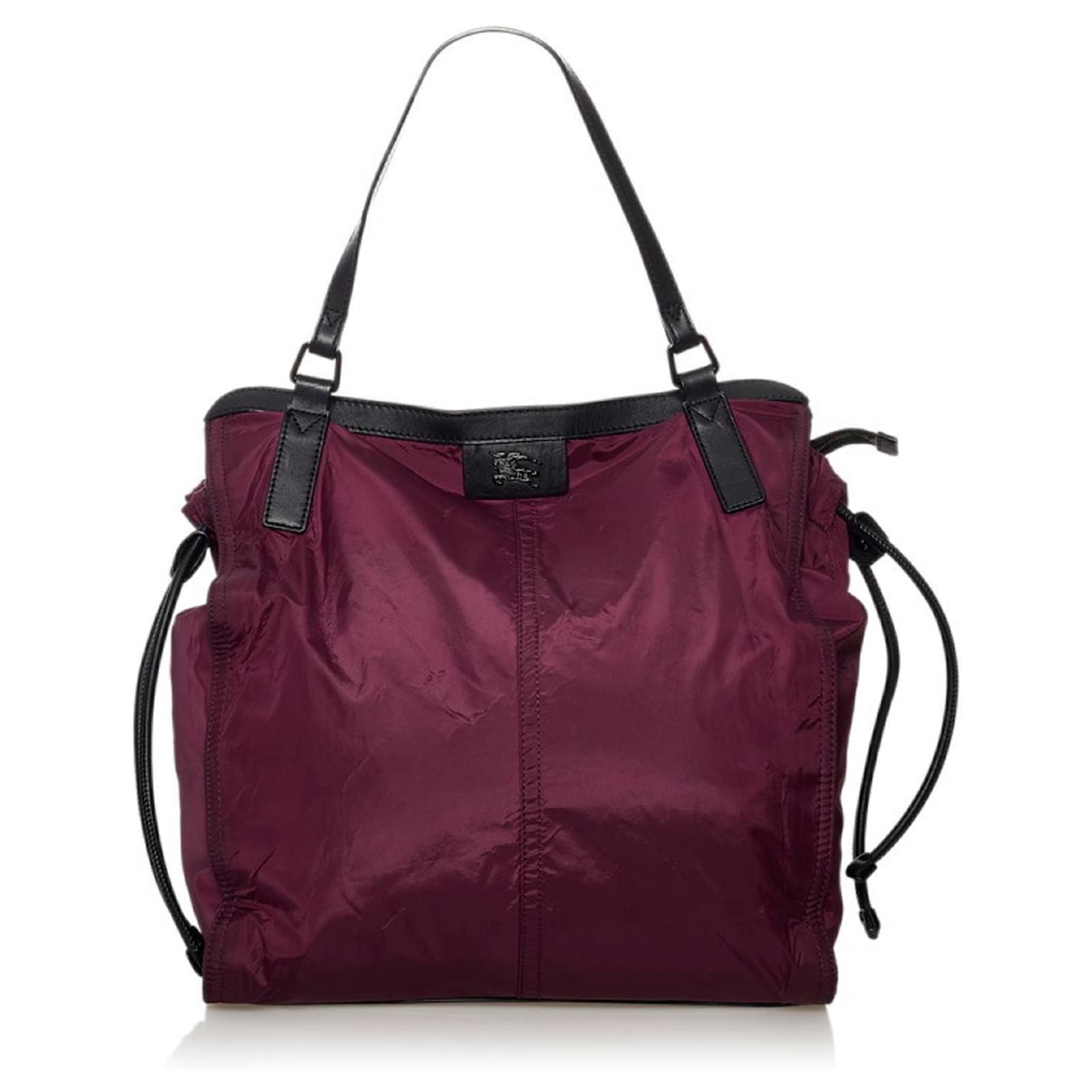 Burberry Buckleigh Purple Synthetic ref.648749 - Joli Closet