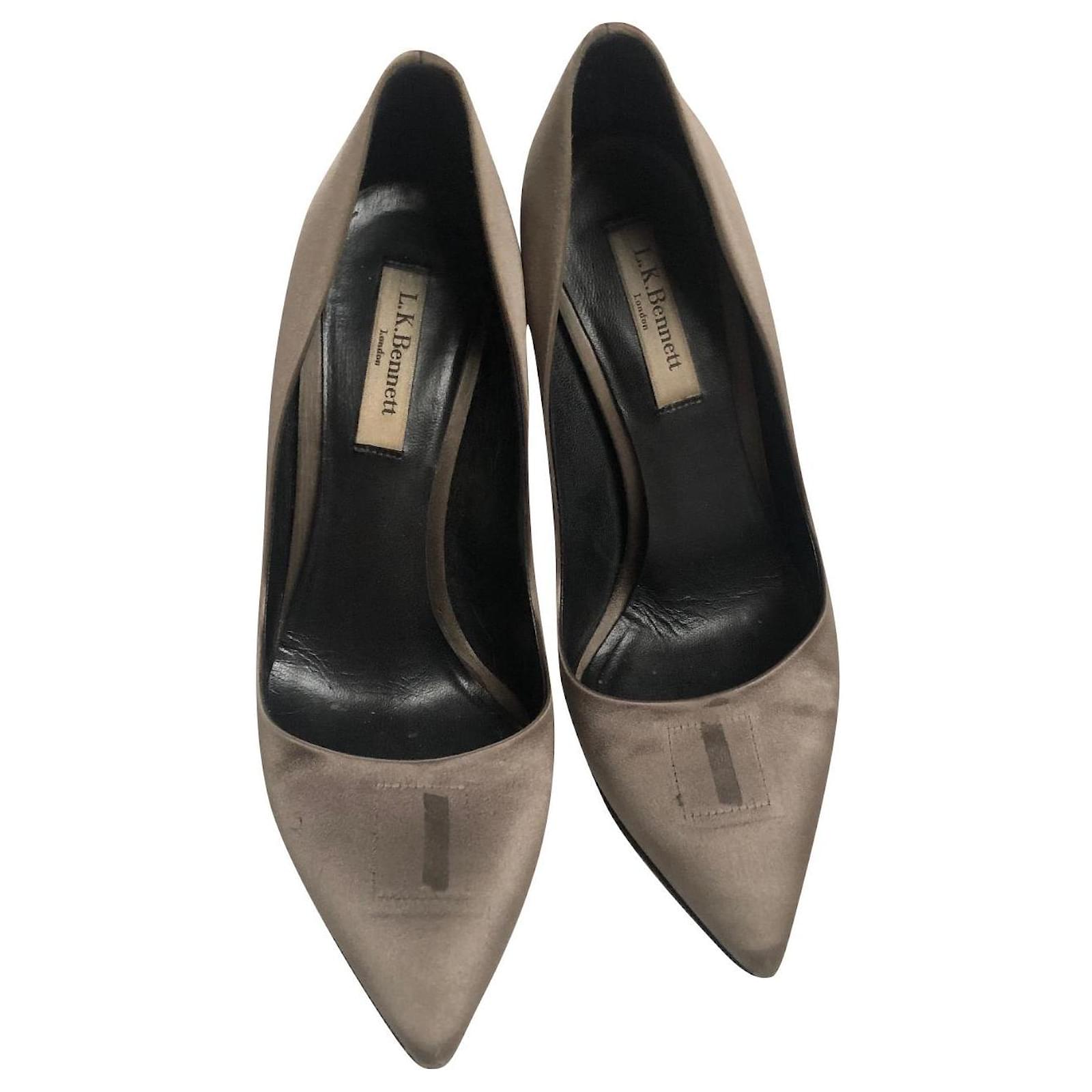 Lk Bennett Heels Dark grey Satin ref.647561 - Joli Closet