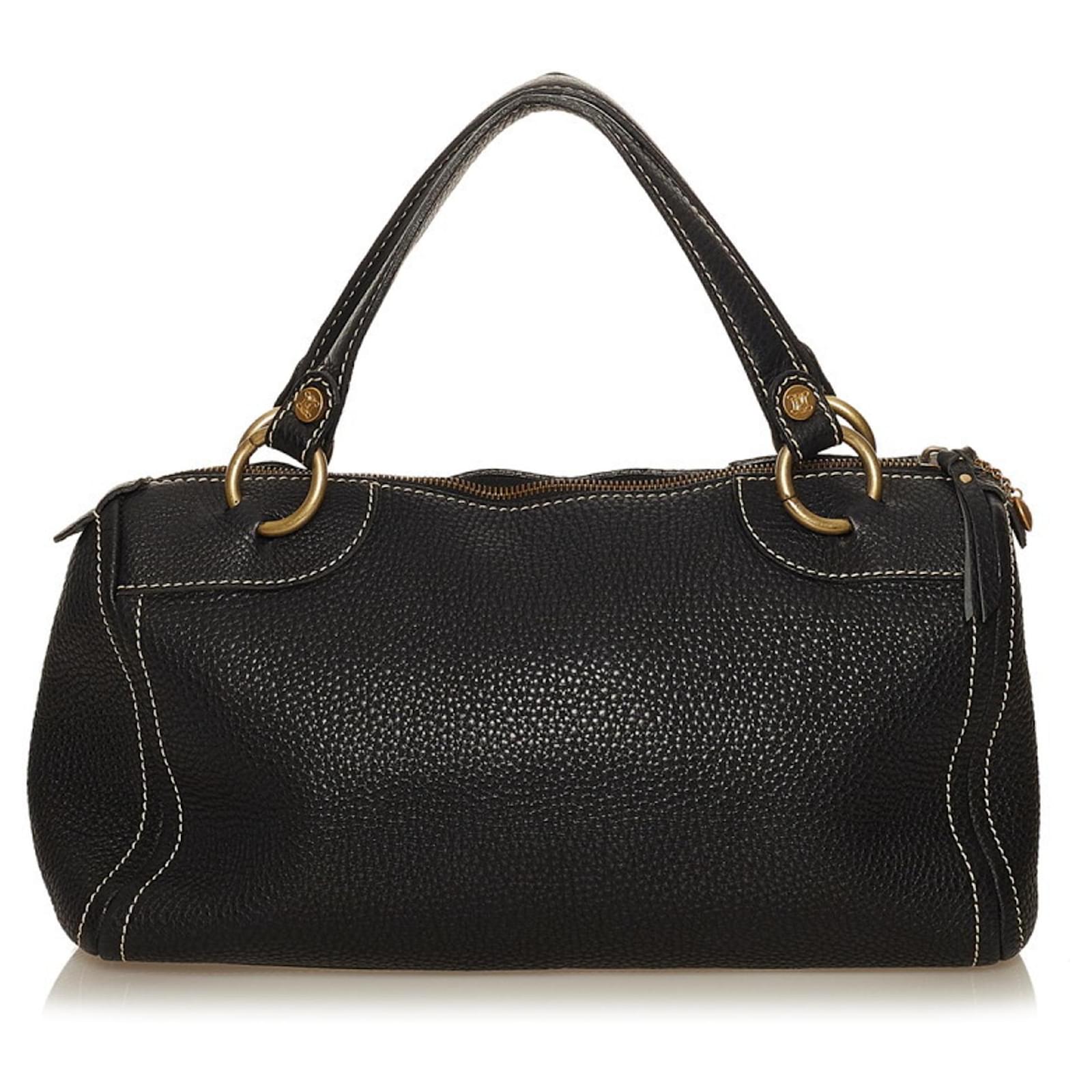 Céline Celine Macadam Black Leather ref.649451 - Joli Closet