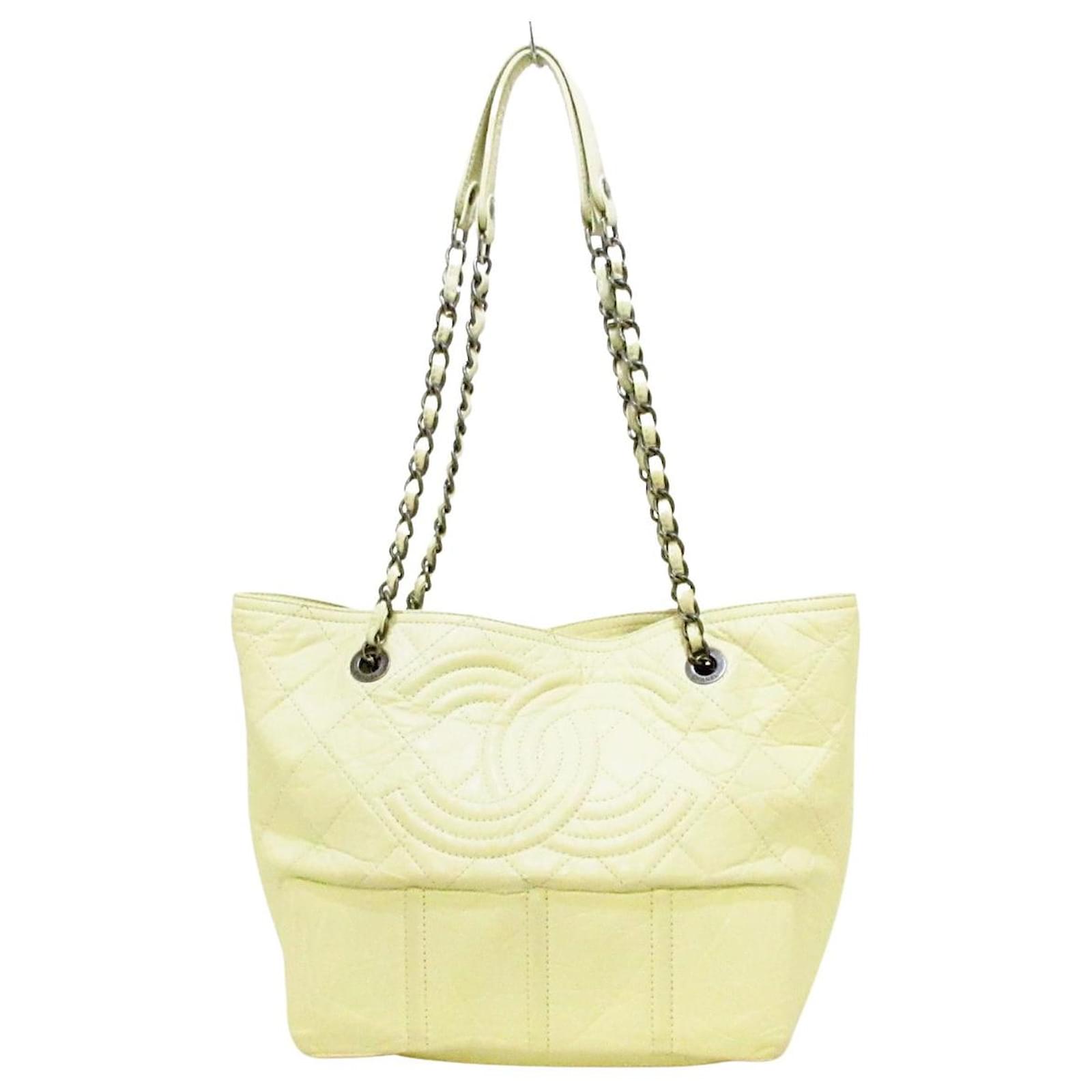 Chanel Wild Stitch Cream Leather ref.649501 - Joli Closet