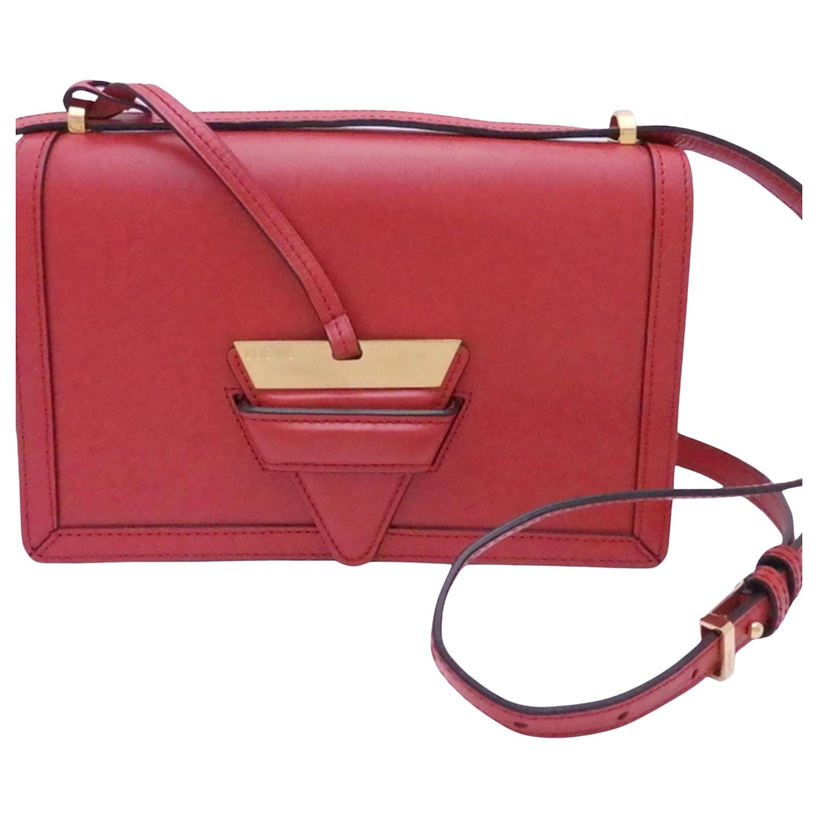 Loewe Barcelona Cuir Rouge ref.649504 - Joli Closet