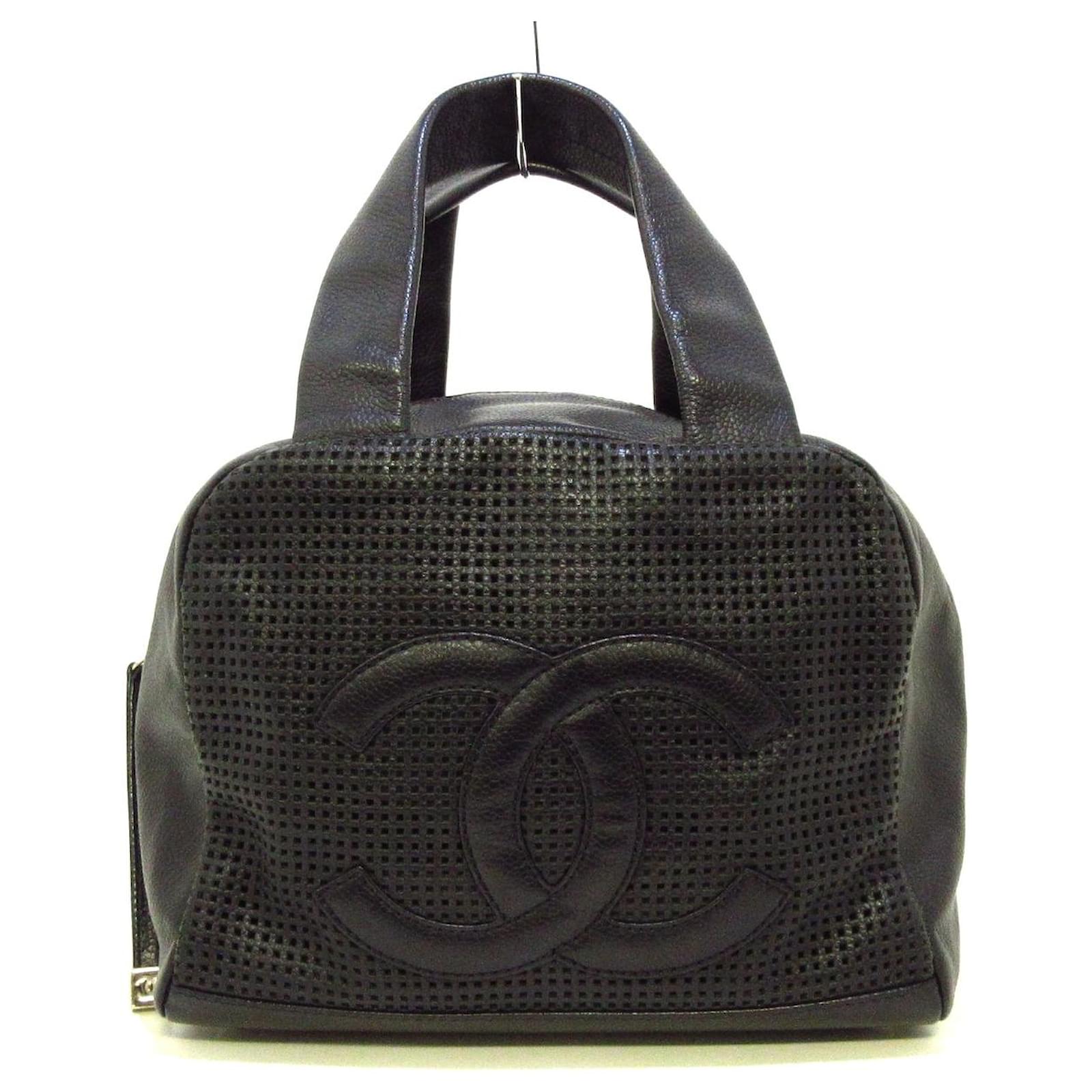 Chanel Bowling Black Leather ref.649524 - Joli Closet